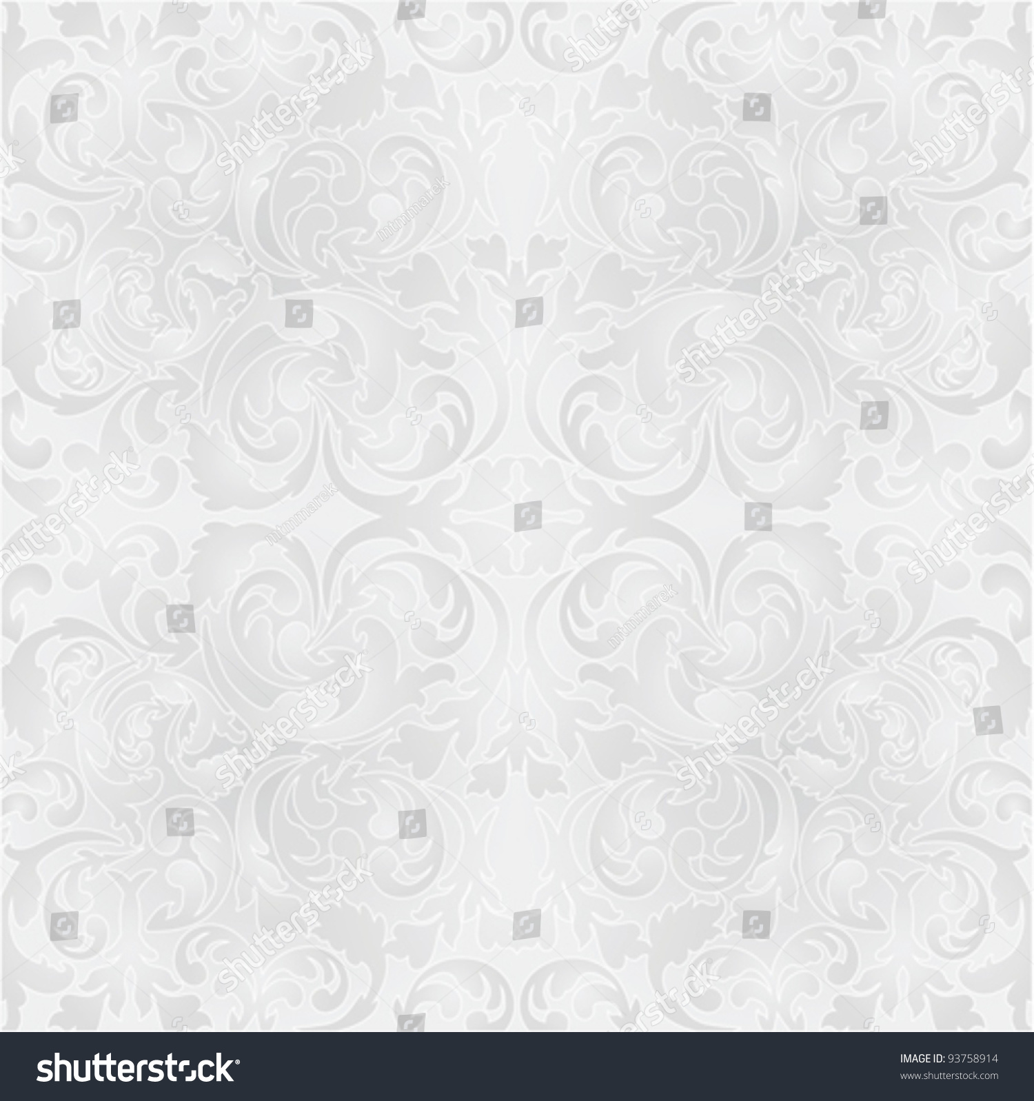 White Gray Decorative Background Stock Vector 93758914 - Shutterstock