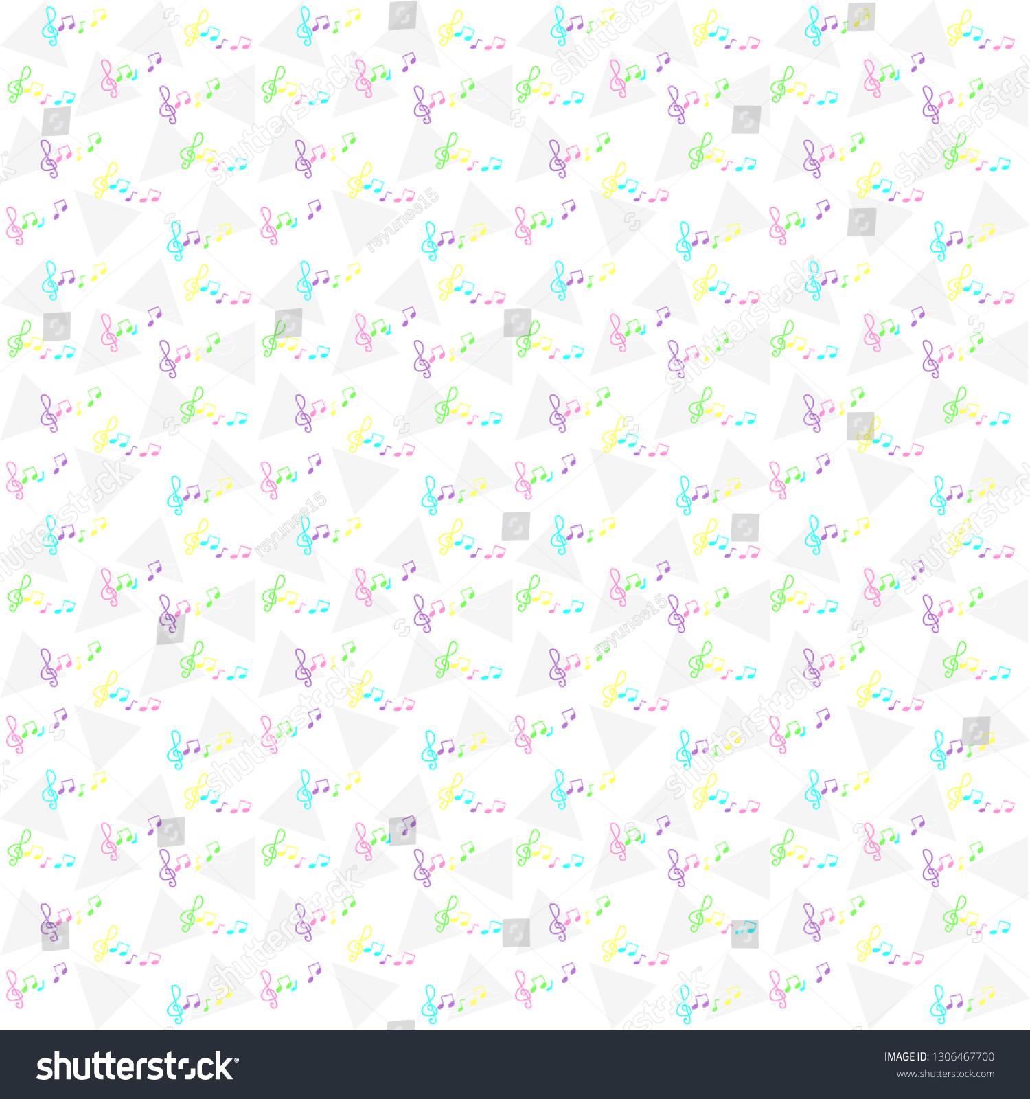 White Background Chord Music Design Pattern Stock Vector (Royalty Free ...