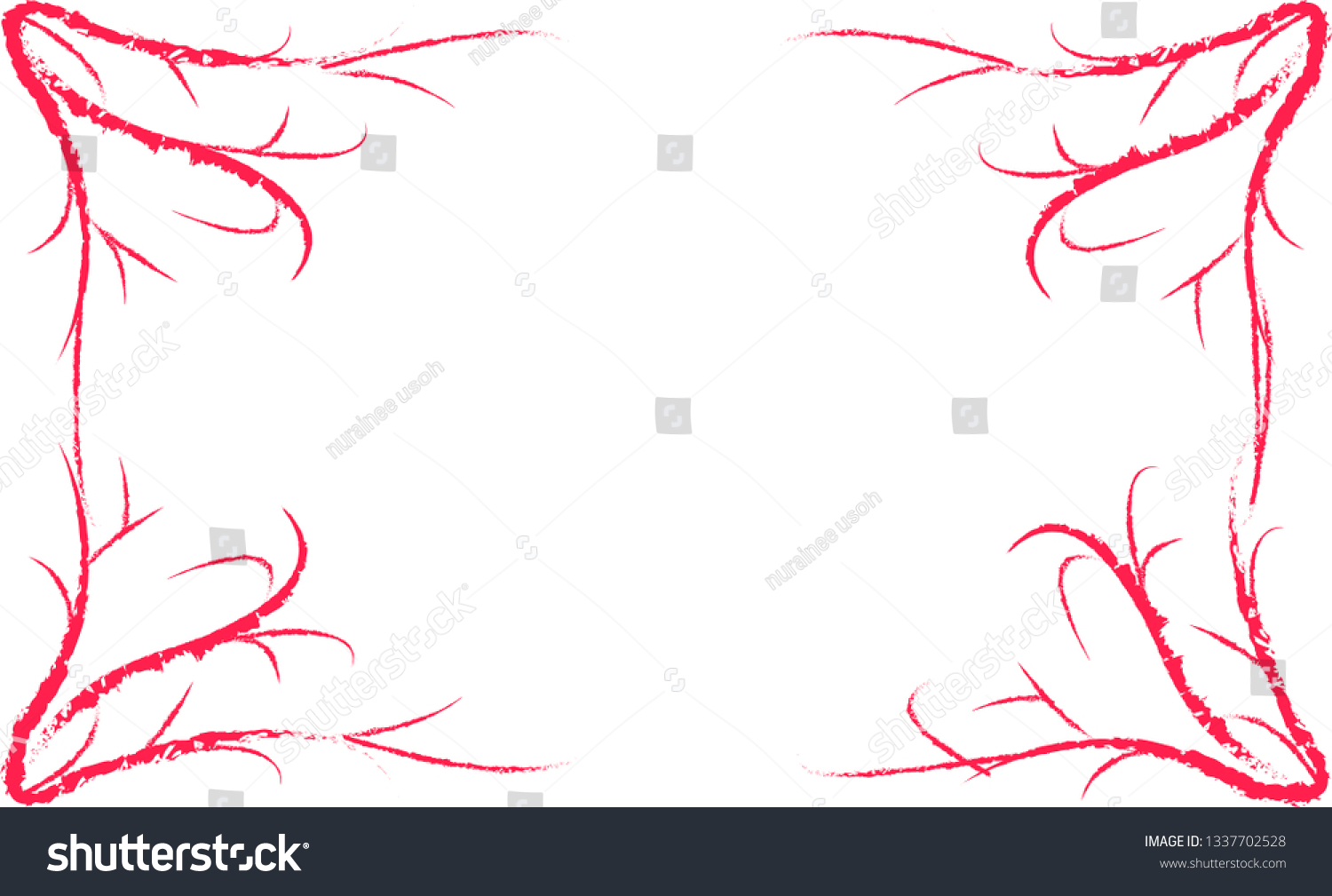 White Background Frame Stock Vector (Royalty Free) 1337702528 ...
