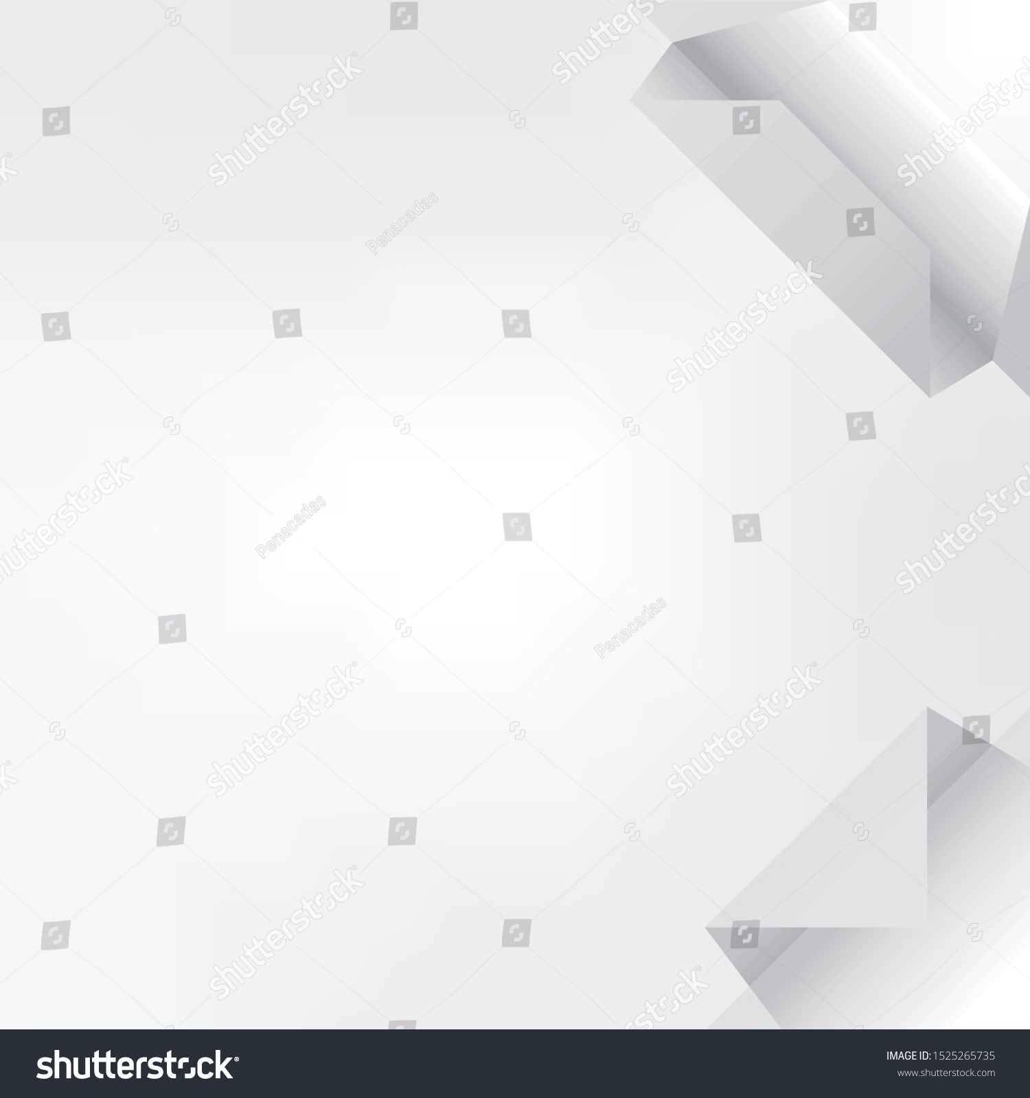 White Background Simple Gray Stock Vector (Royalty Free) 1525265735 ...