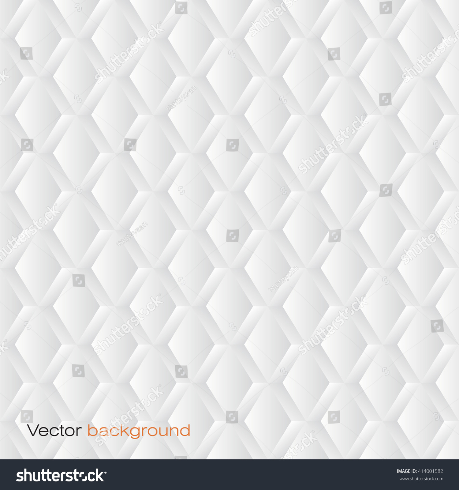 White Background Triangles Shadows Stock Vector (Royalty Free ...