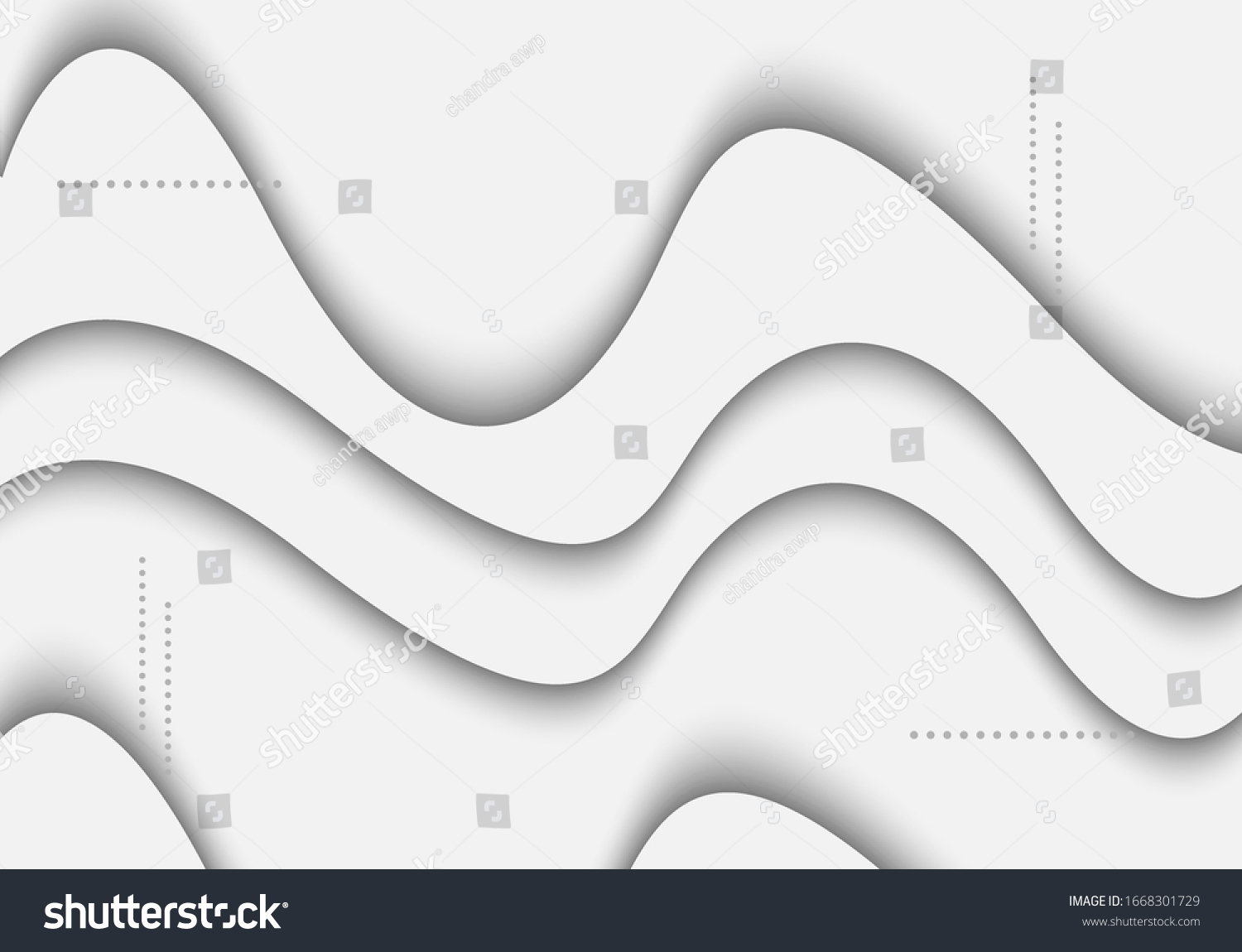 White Background Wave Effect Vector Illustration Stock Vector (Royalty ...