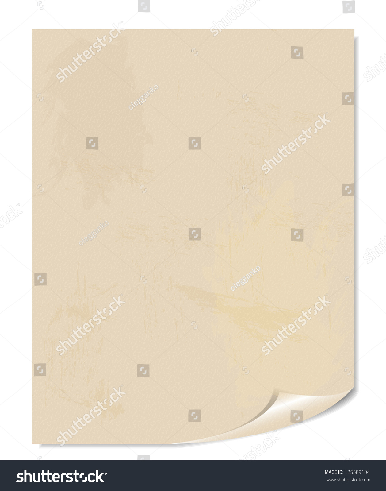 White Blank Page Vector Illustration Stock Vector (Royalty Free ...