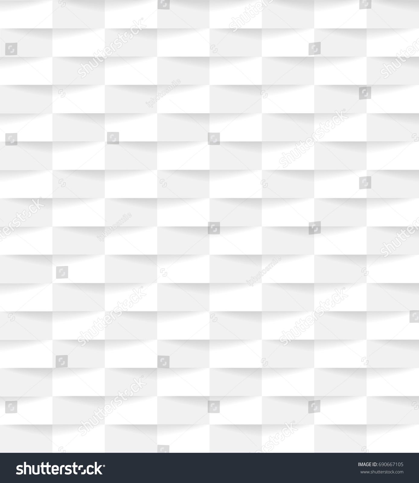 White Brick Background Shading Use Presentation Stock Vector (Royalty ...