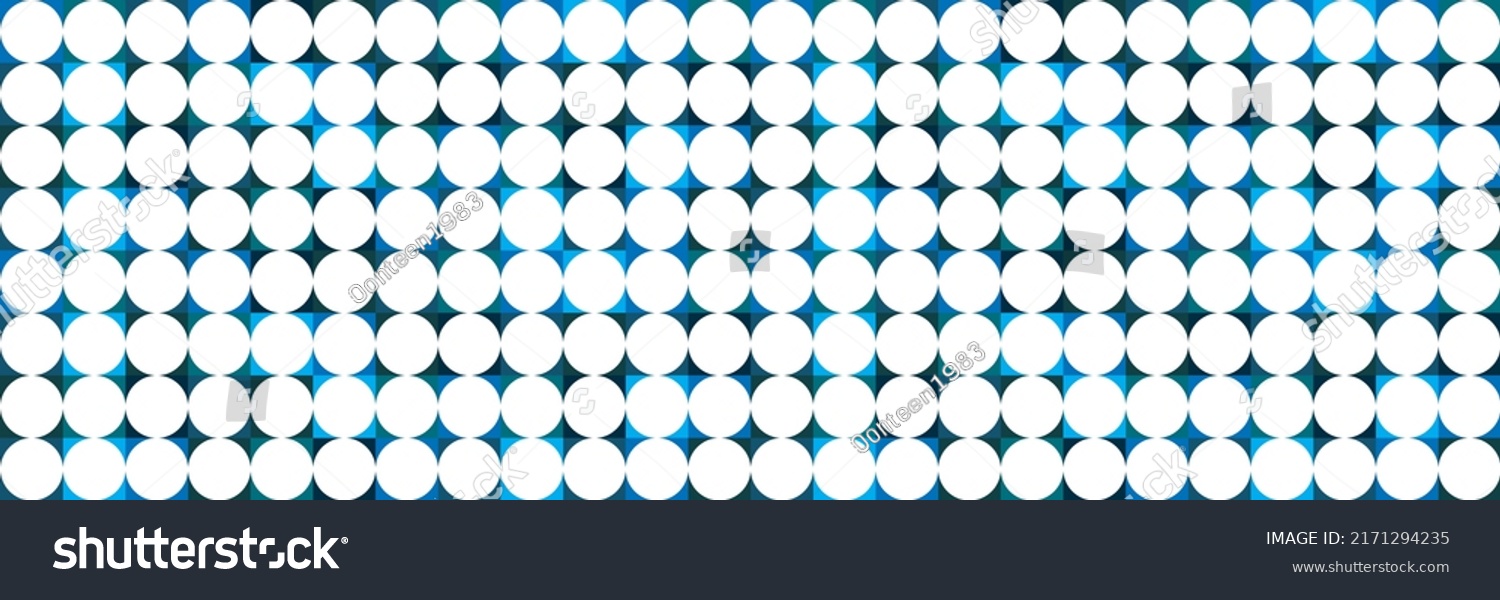 White Circle Background Blue Gradation Stock Vector (Royalty Free ...