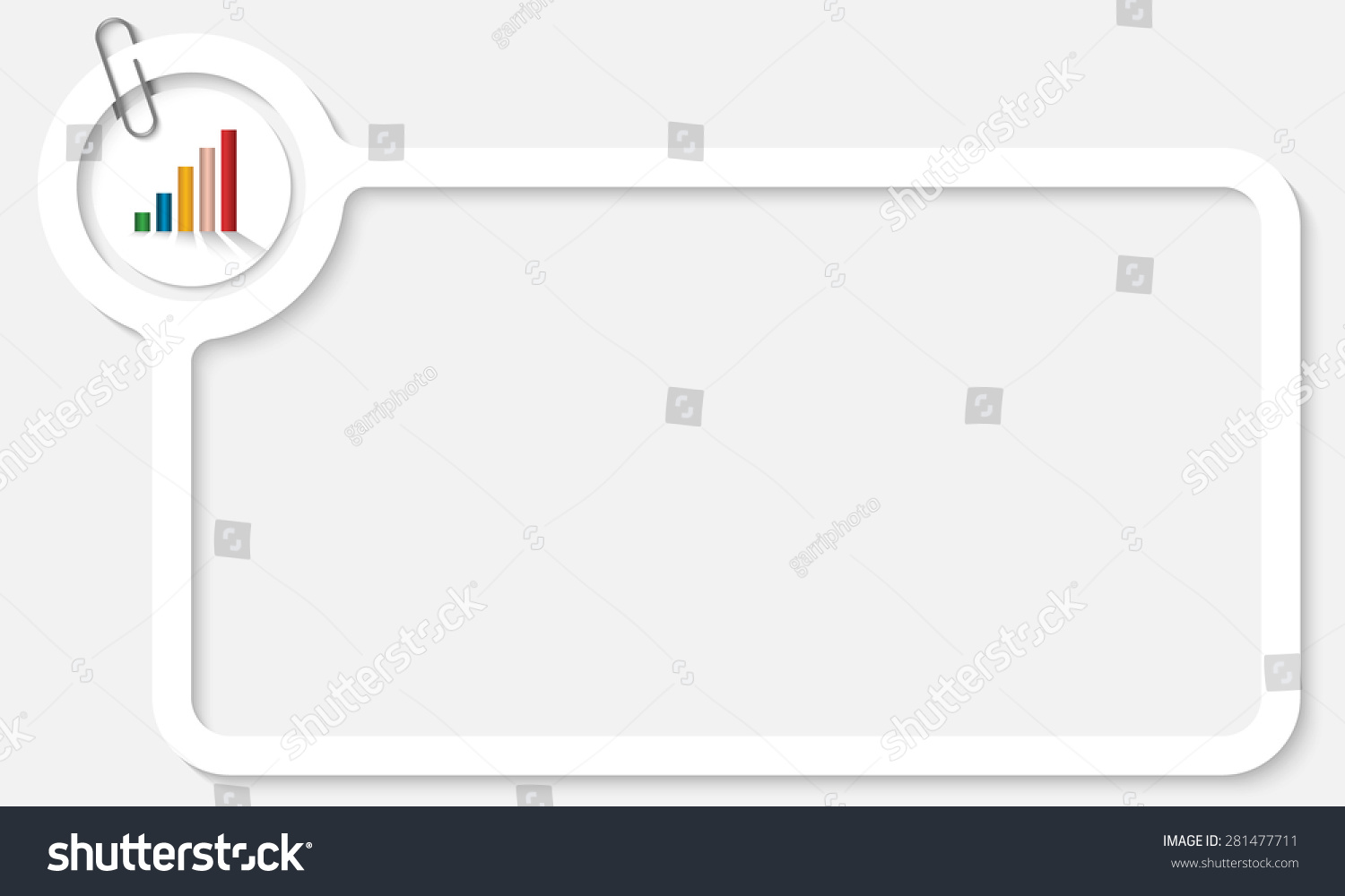 White Frame Text Colored Graph Stock Vector (Royalty Free) 281477711 ...
