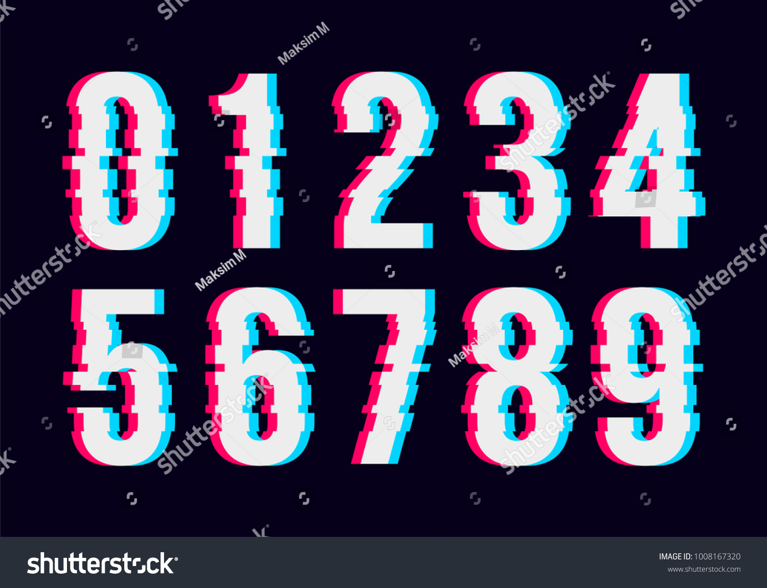 5,209 Glitch numbers Images, Stock Photos & Vectors | Shutterstock