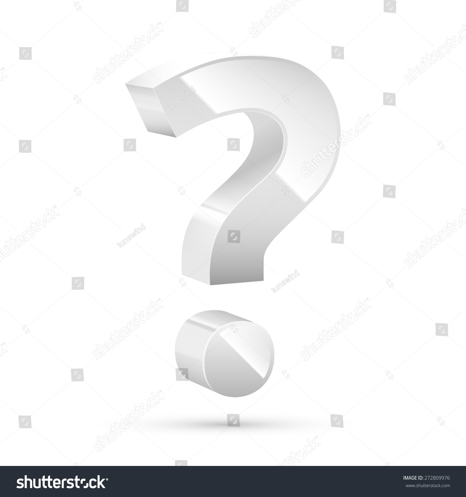 White Question Mark
