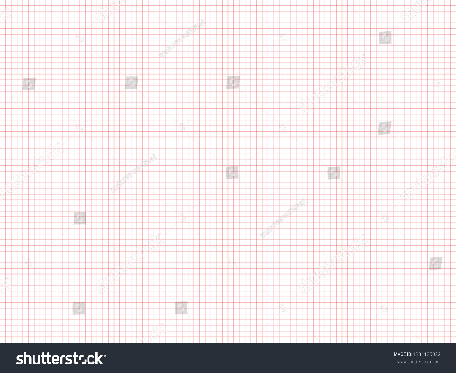 White Graph Paper Red Lines Stock Vector (Royalty Free) 1831125022 ...
