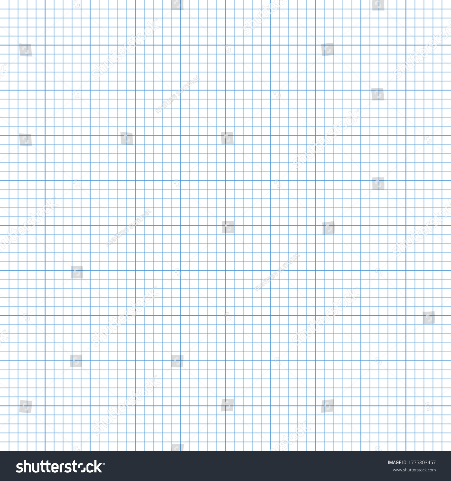 White Graph Paper Blue Lines Stock Vector (Royalty Free) 1775803457 ...