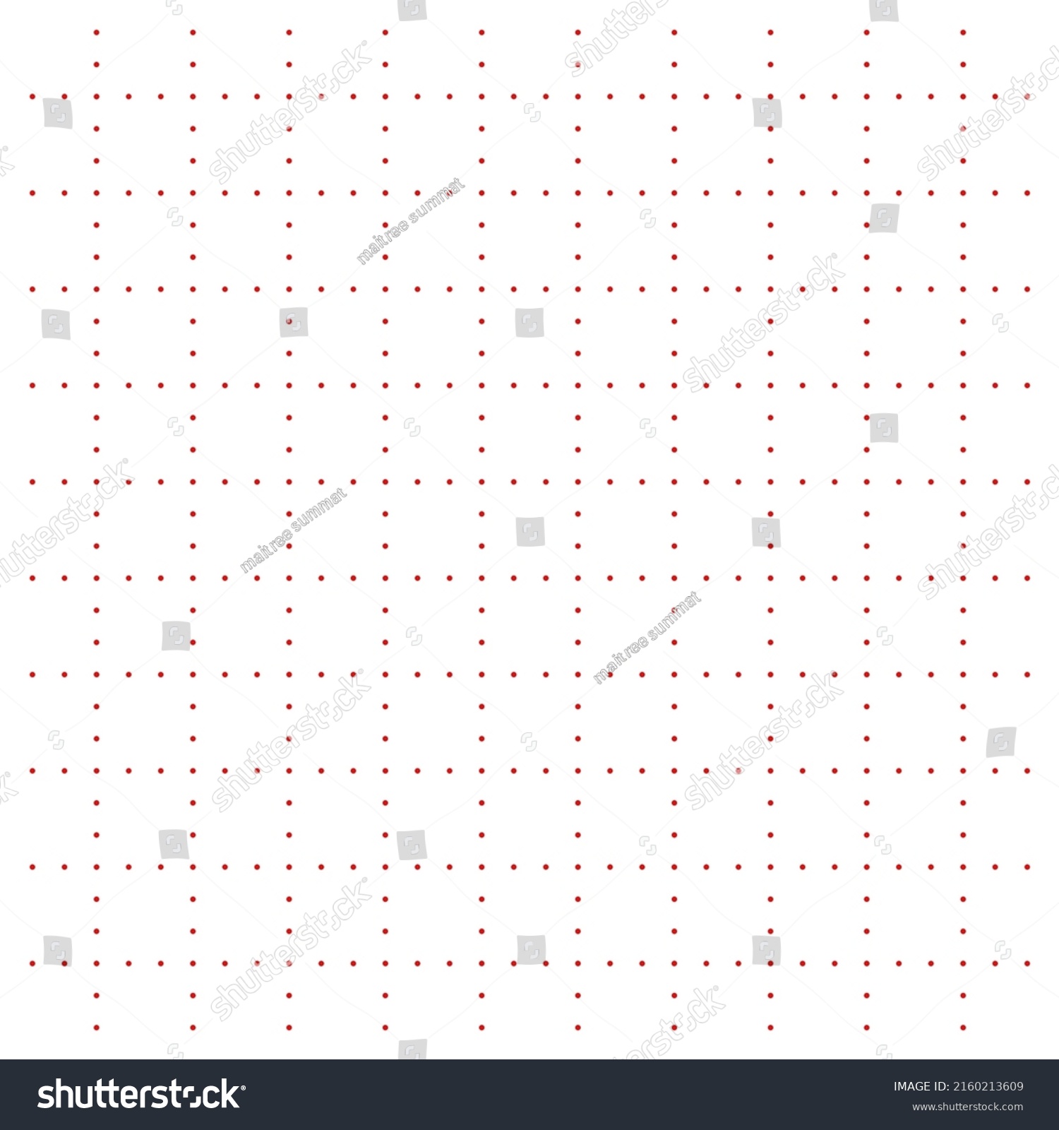White Graph Paper Red Dotted Lines Stock Vector (Royalty Free ...