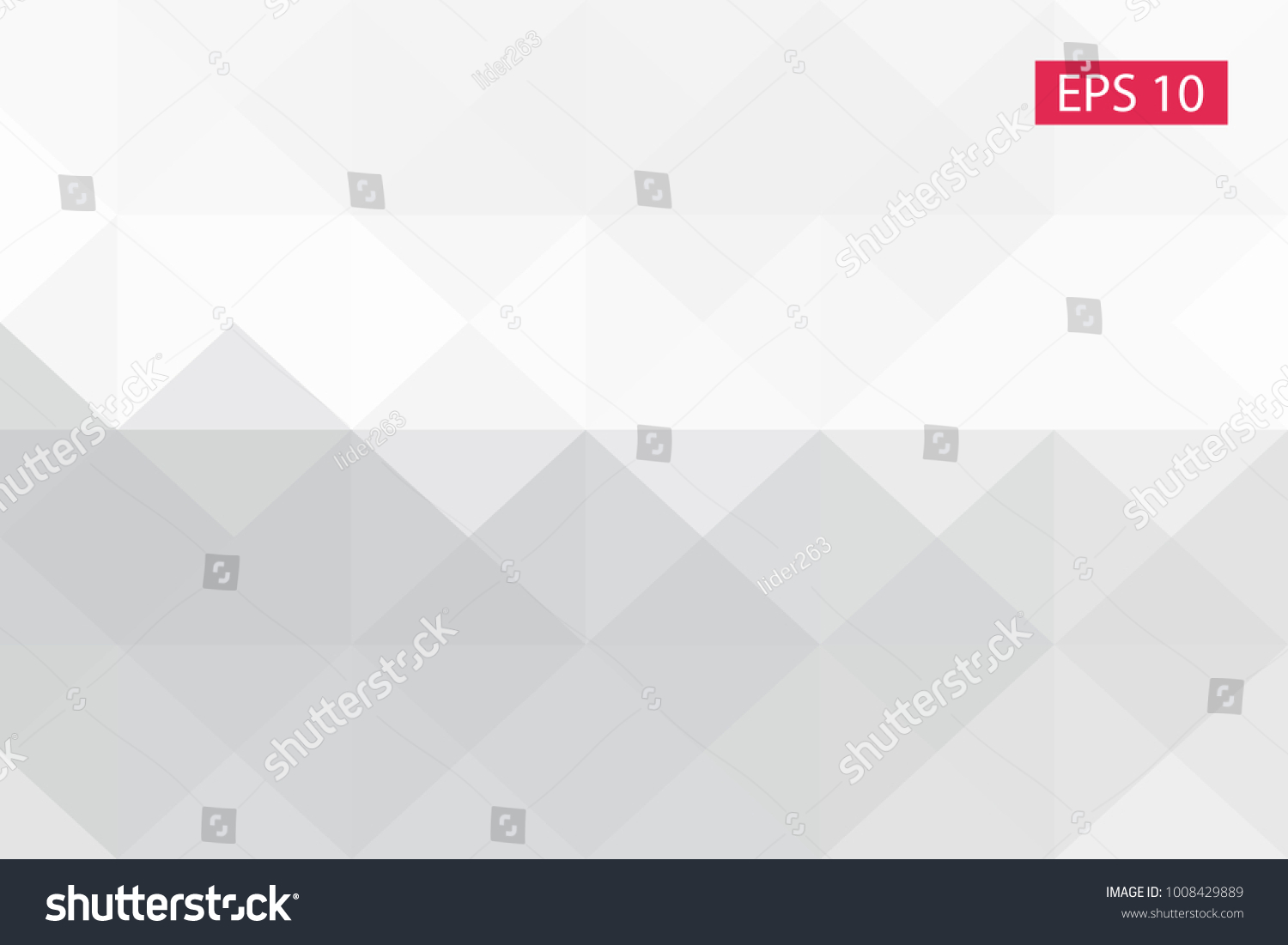 White Gray Abstract Geometric Background Vector Stock Vector (Royalty ...
