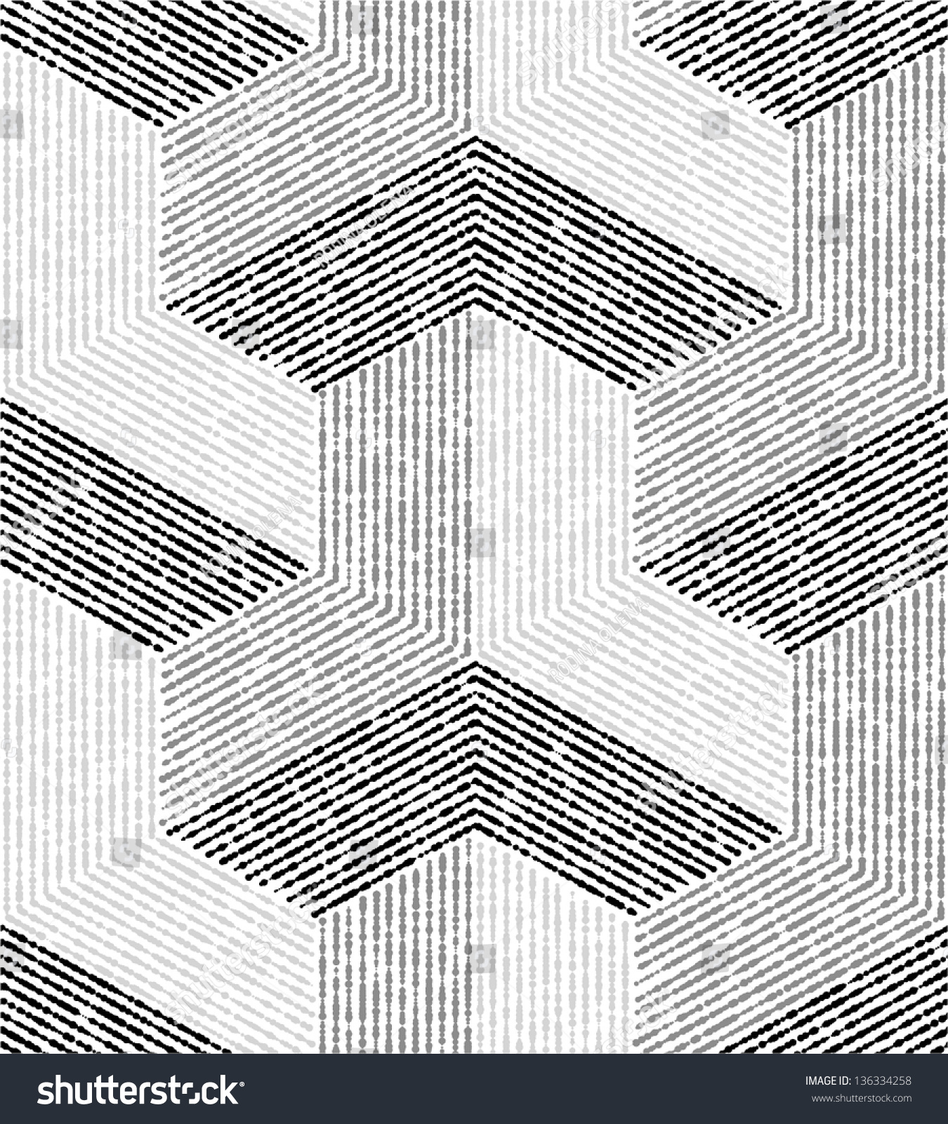 White Gray Modern Geometric Texture Seamless Stock Vector (Royalty Free ...