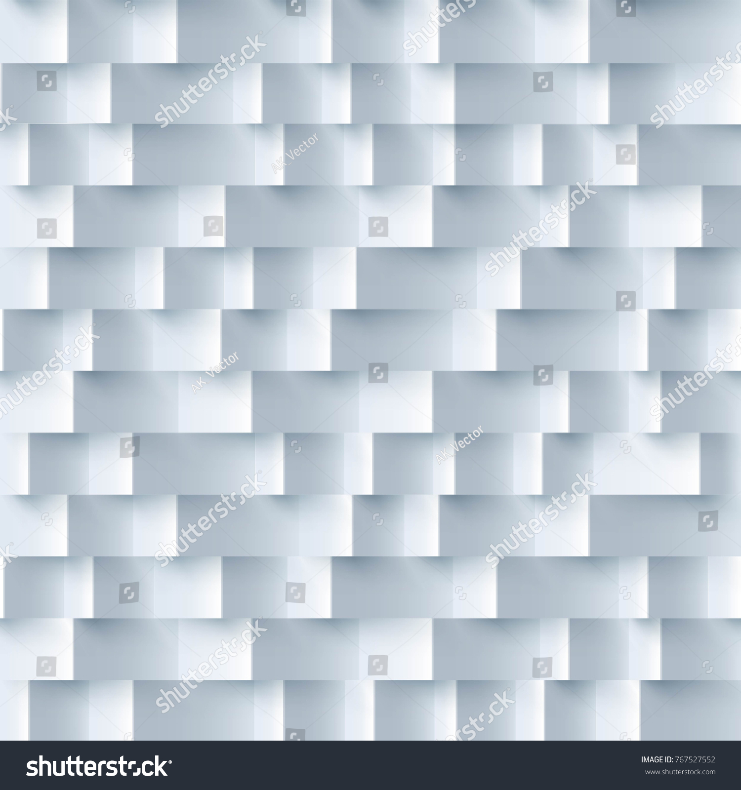 Whitegray Threedimensional Abstract Parallel Bands Wave Stock Vector ...