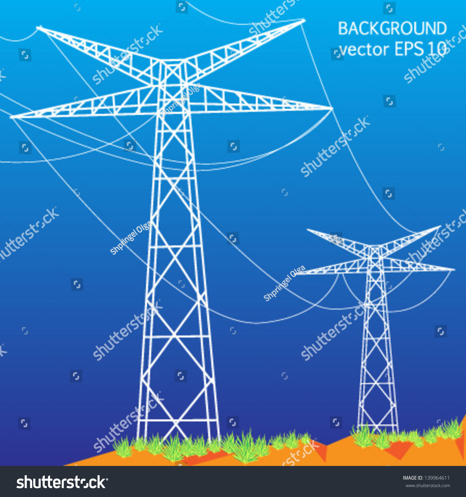 High Voltage Power Lines Wallpaper