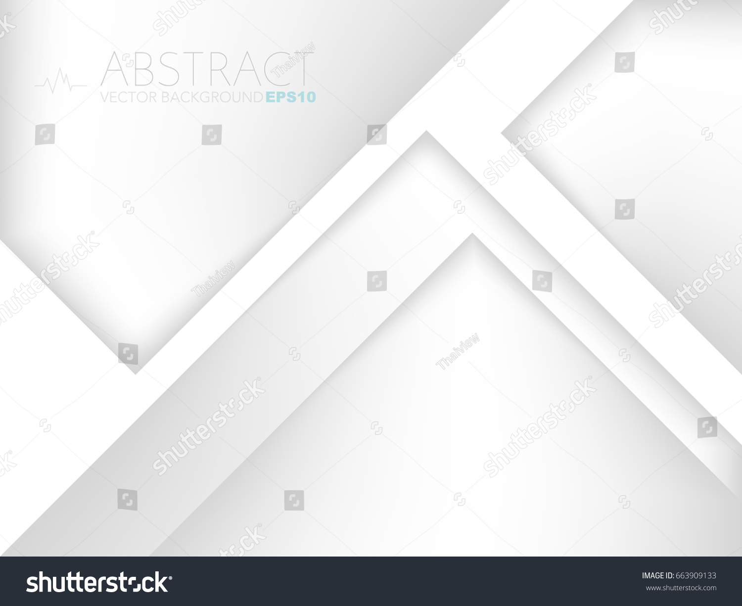 White Overlap Layer Triangle Corner Vector Stock Vector (Royalty Free ...