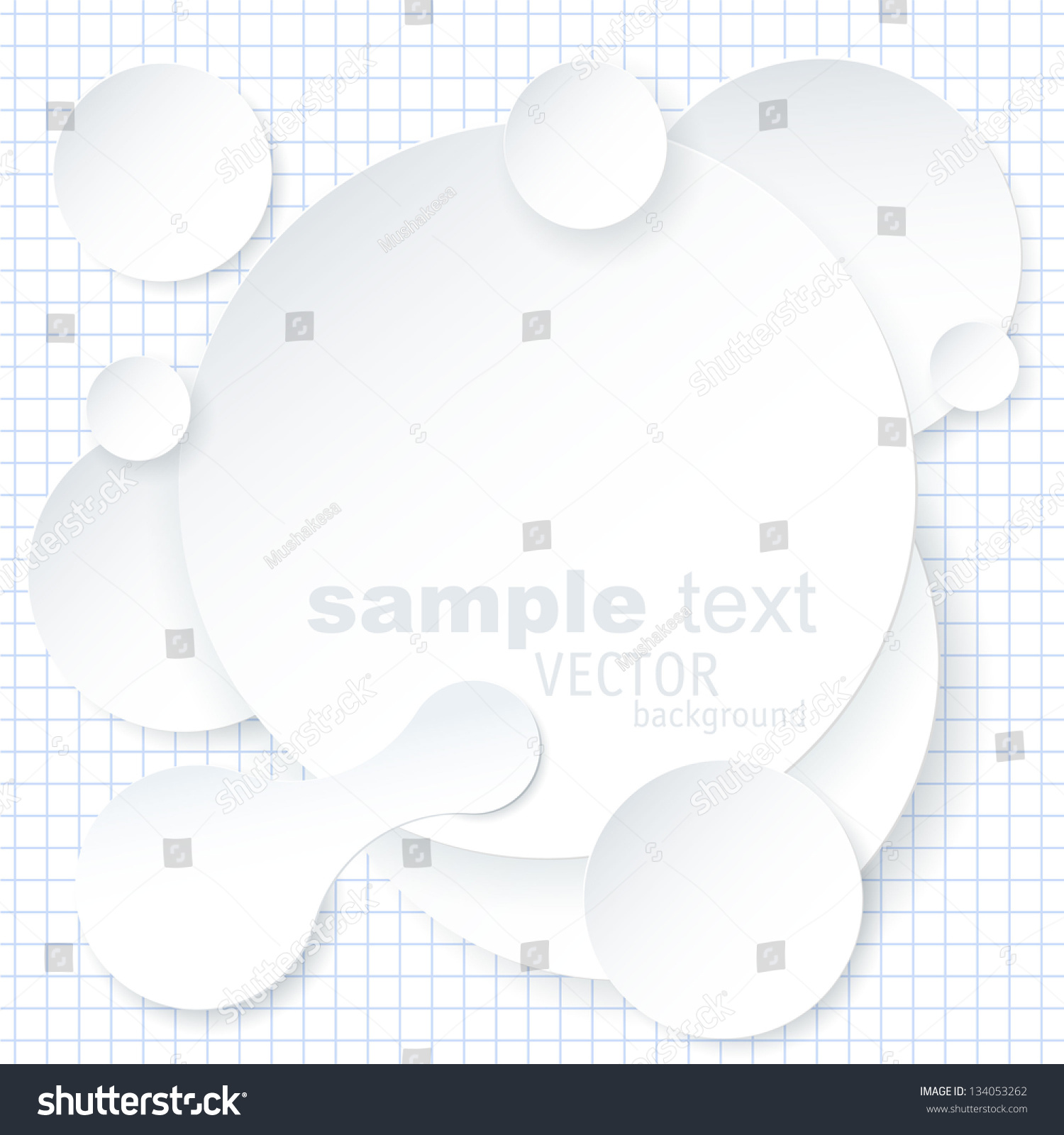 White Paper Infographic Background Design Template Stock Vector ...