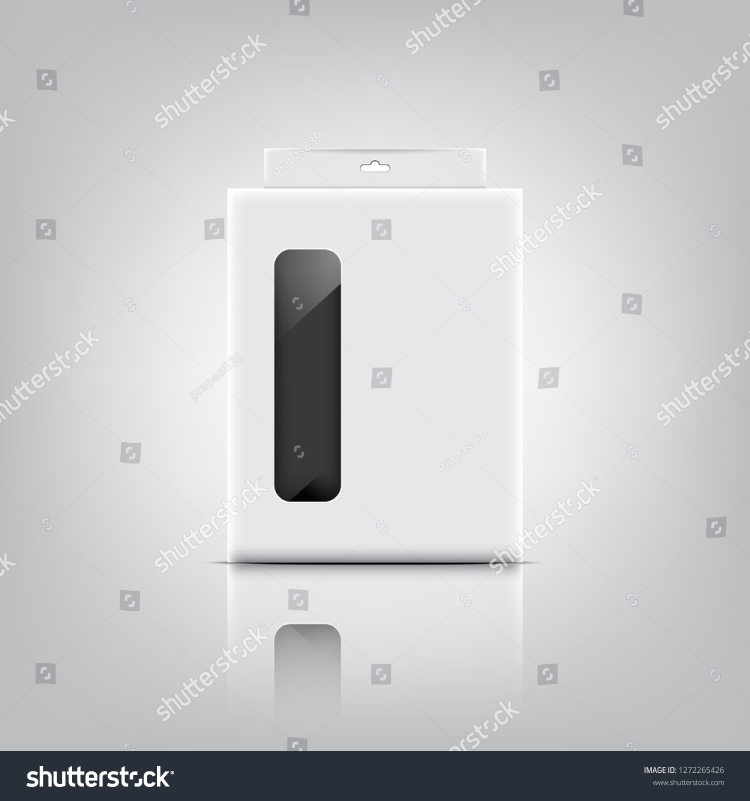 White Paper Packaging Box Vector Illustration Stock Vector (Royalty ...