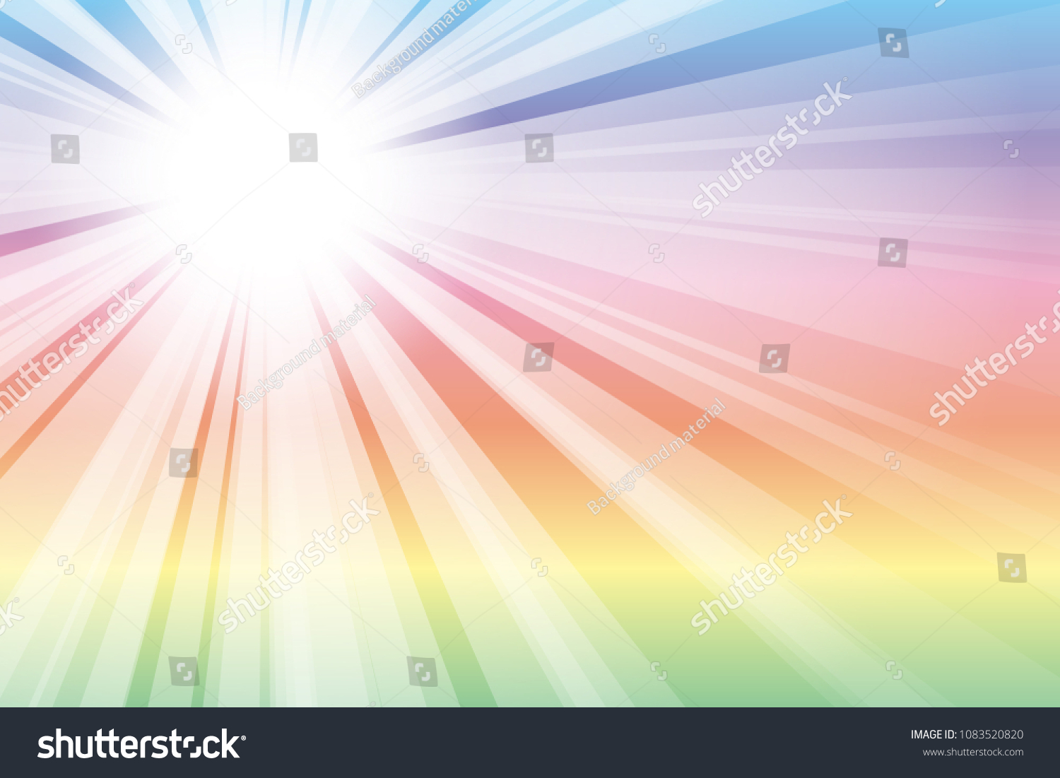 White Radial Light Stock Vector (Royalty Free) 1083520820 | Shutterstock