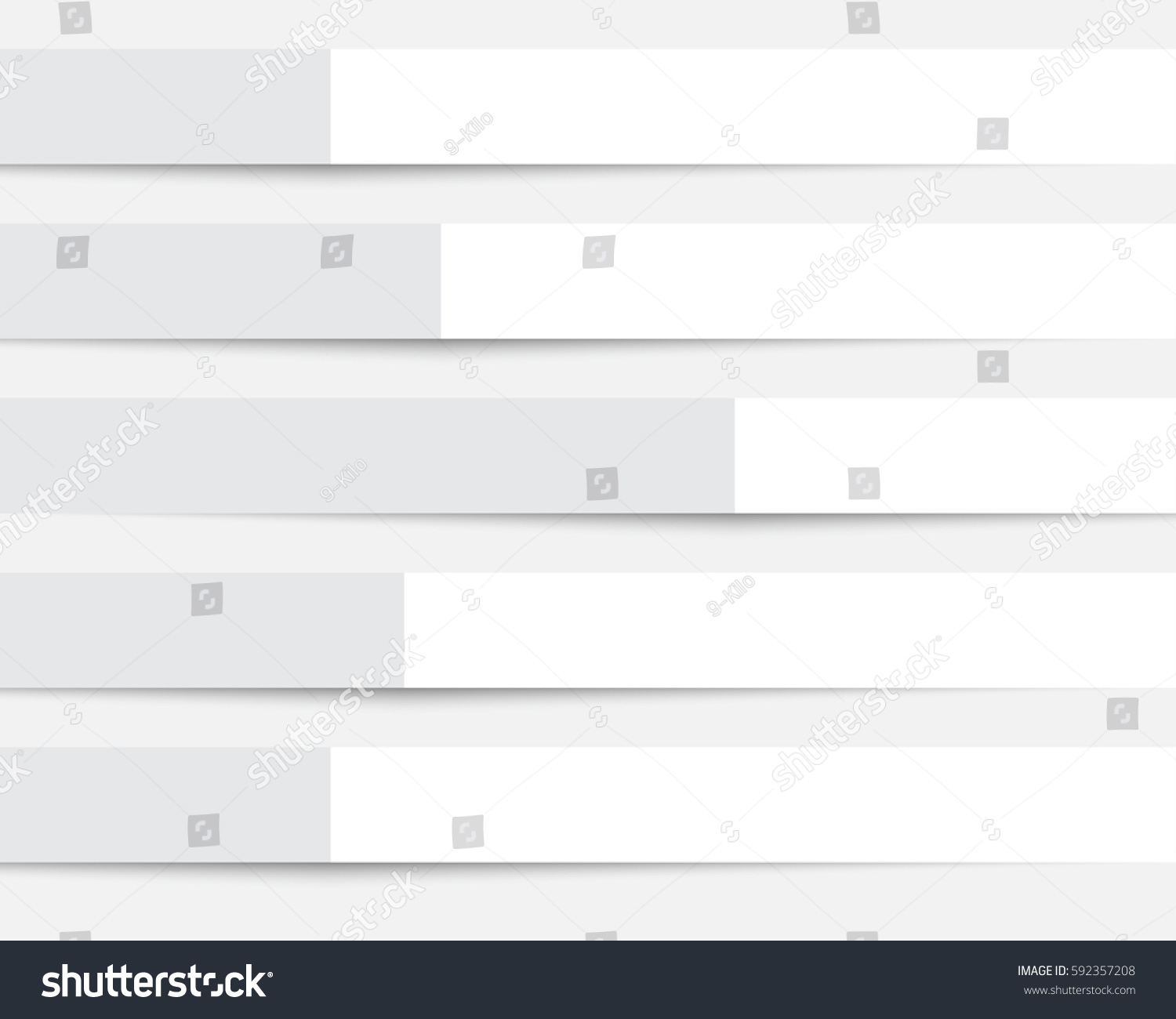 White Rectangle Geometric Background Shadow Abstract Stock Vector ...