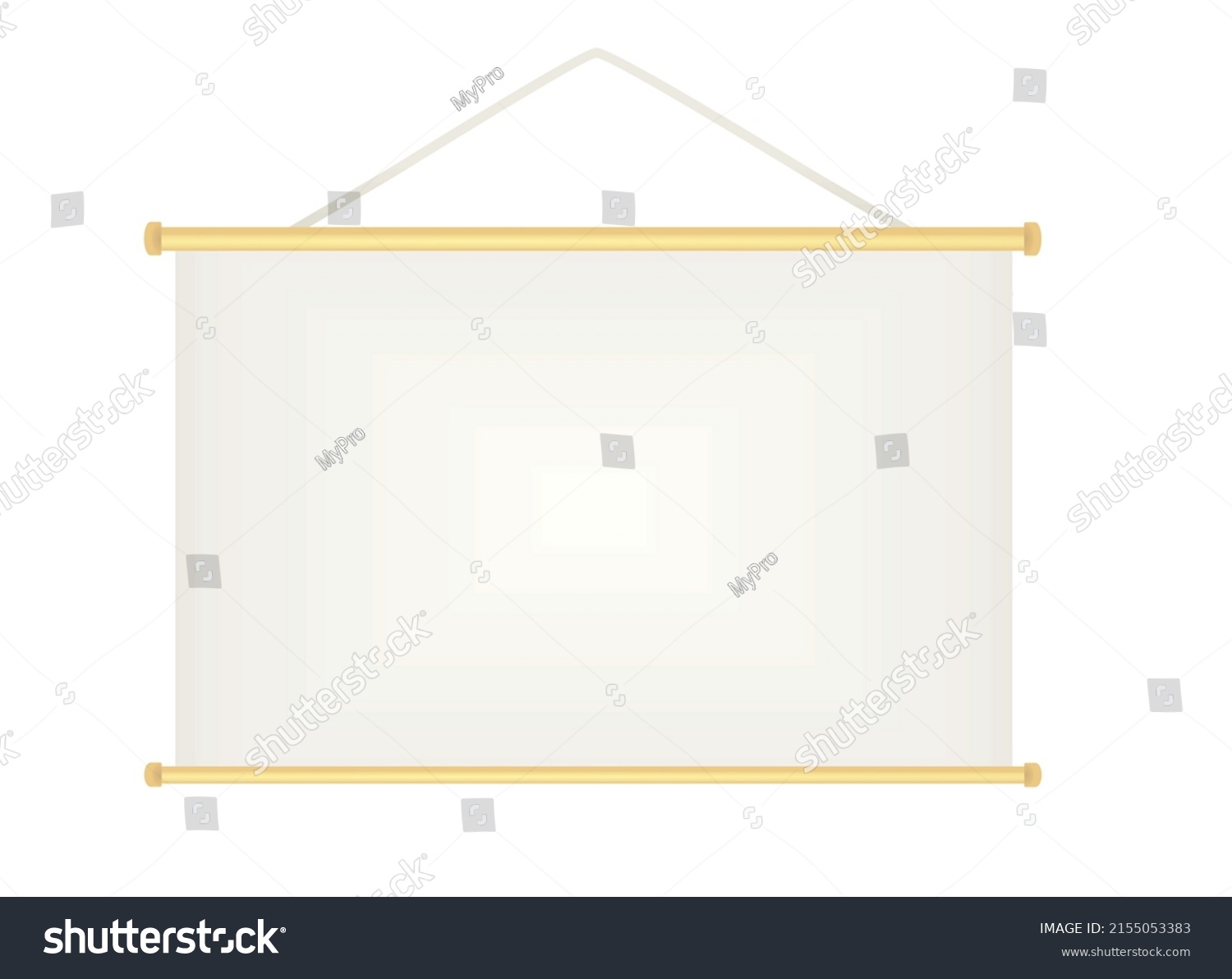 White Screen Projector Board Vector Stock Vector (Royalty Free ...