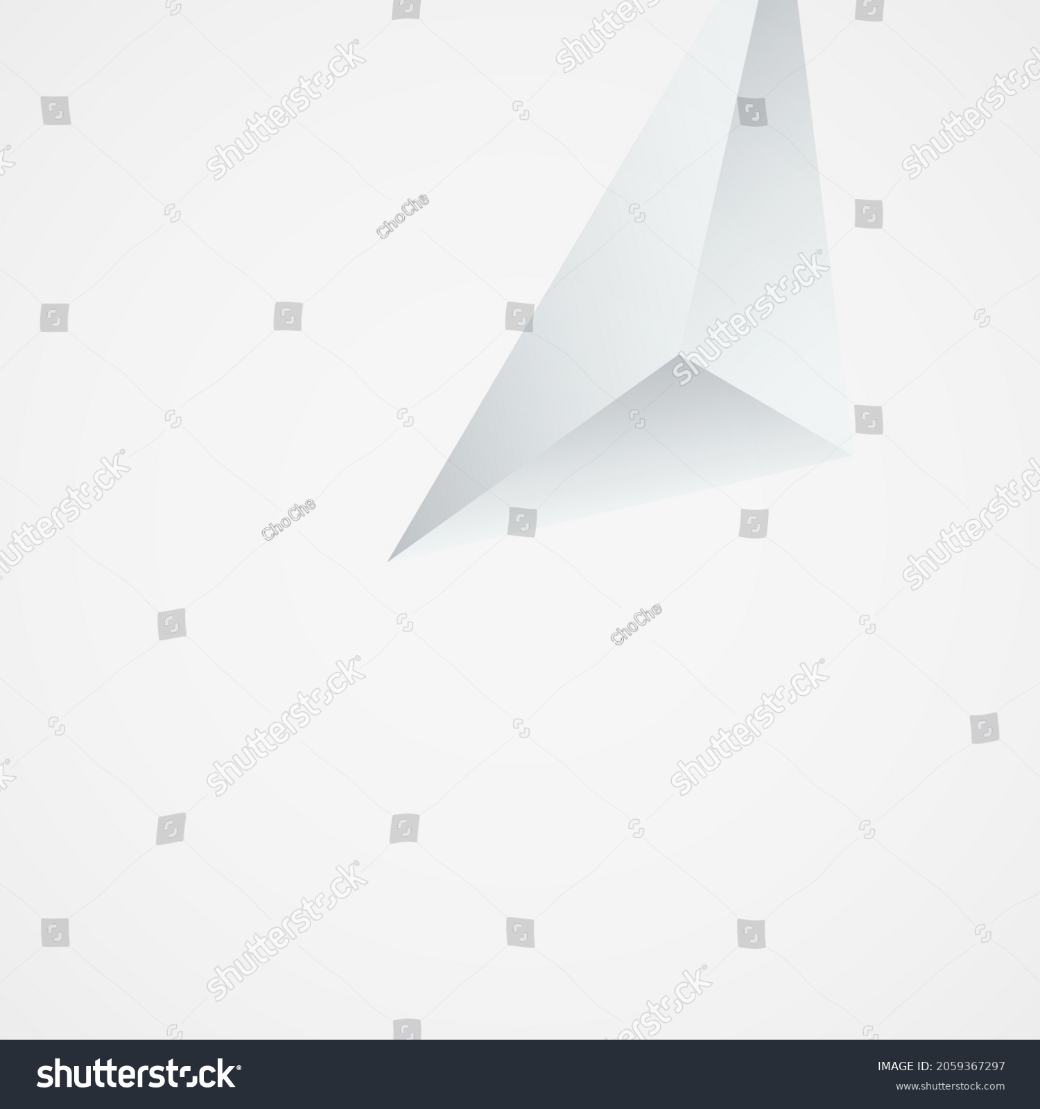 White Shapes Technology Vector Gray Background Stock Vector (Royalty ...