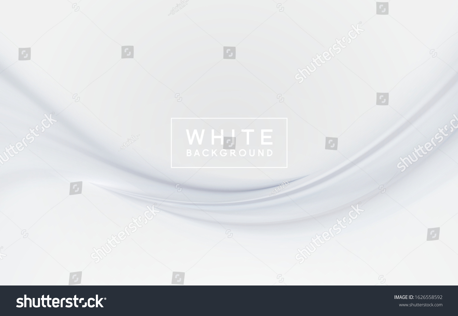 White Silk Satin Background Smooth Wave Stock Vector (Royalty Free ...