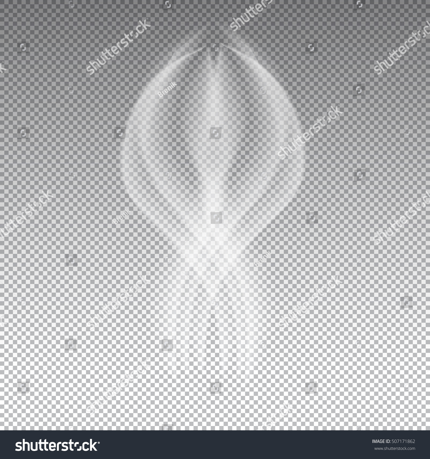 White Smoke Waves On Transparent Background Stock Vector (Royalty Free ...