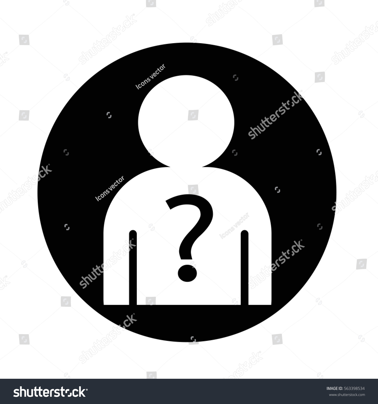 Who Icon Stock Vector (Royalty Free) 563398534 | Shutterstock