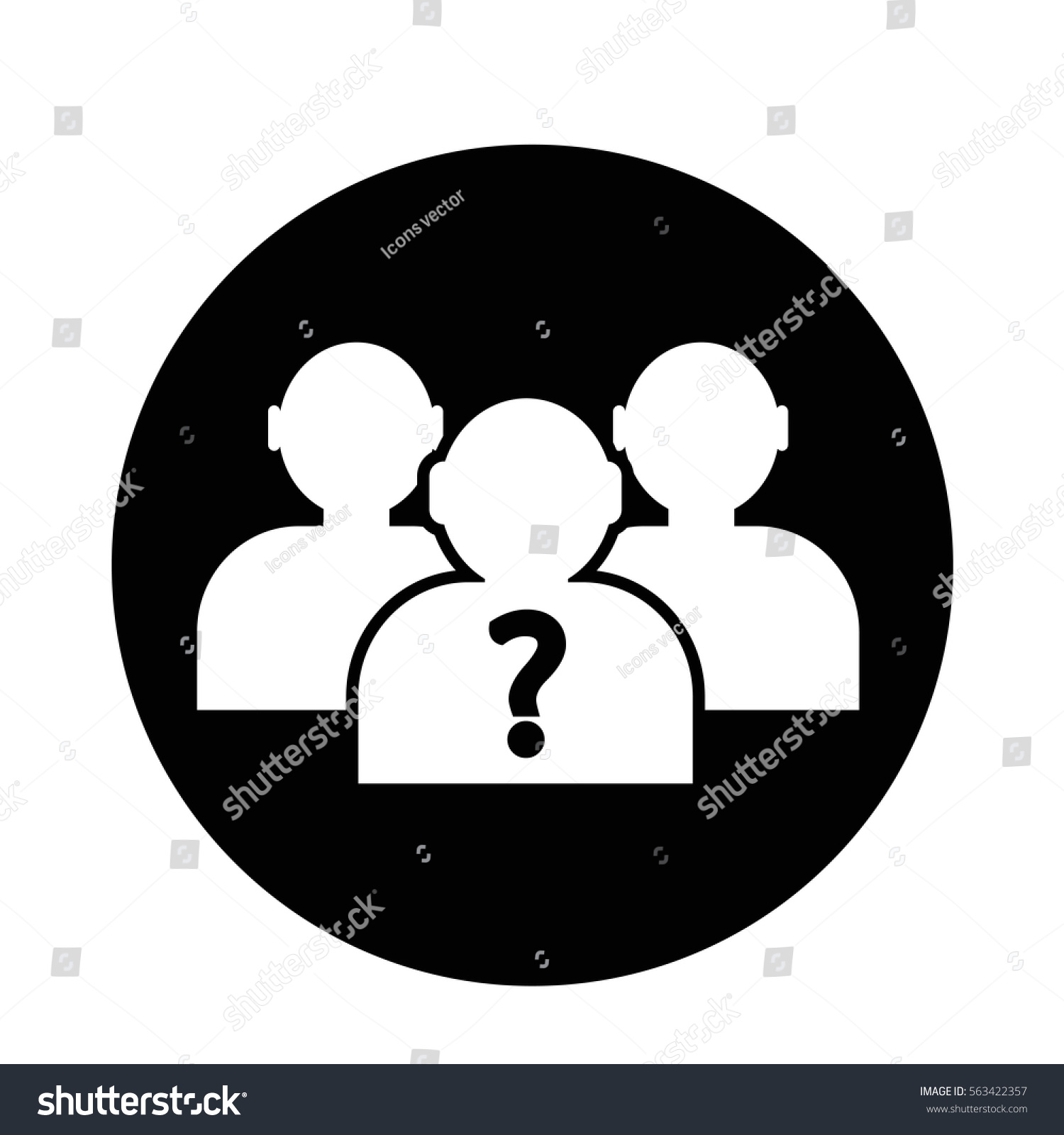 Who Icon Stock Vector (Royalty Free) 563422357 | Shutterstock