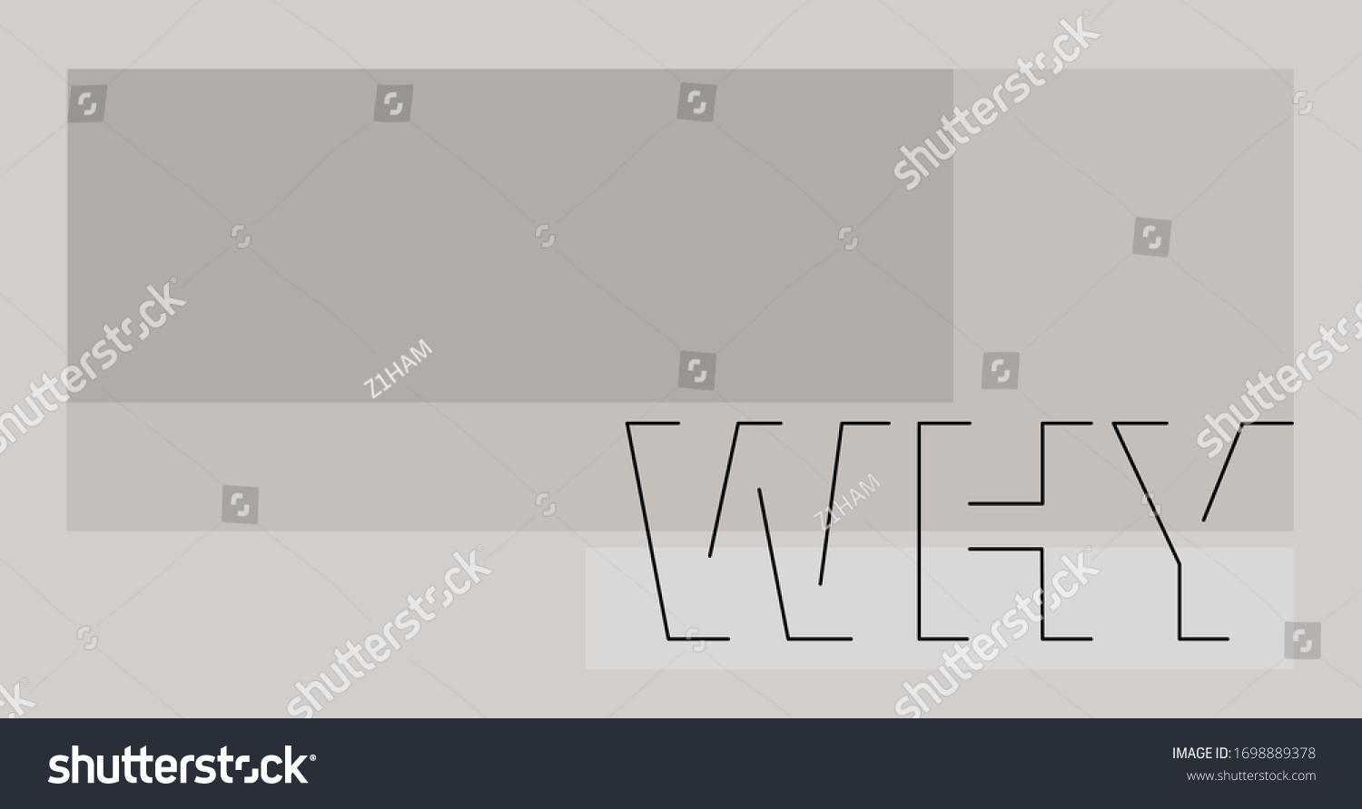Why 4k Background Wallpaper Abstract Typography Stock Vector (Royalty ...