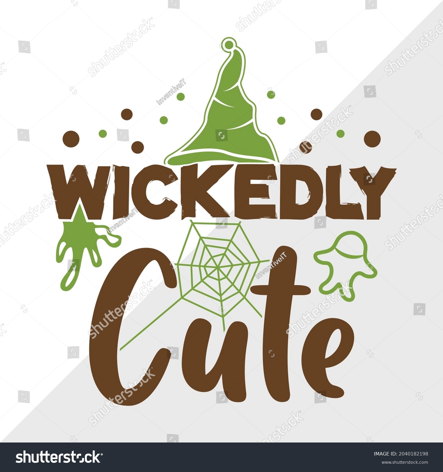 Wickedly Cute Printable Vector Illustration Stock Vector (Royalty Free ...