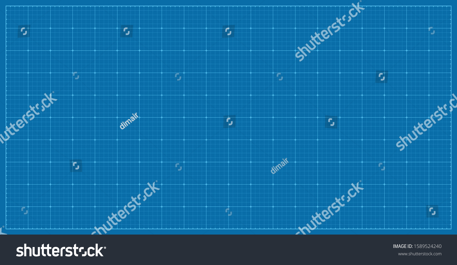 Wide Blueprint Background Texture Grid Vector Stock Vector (Royalty ...