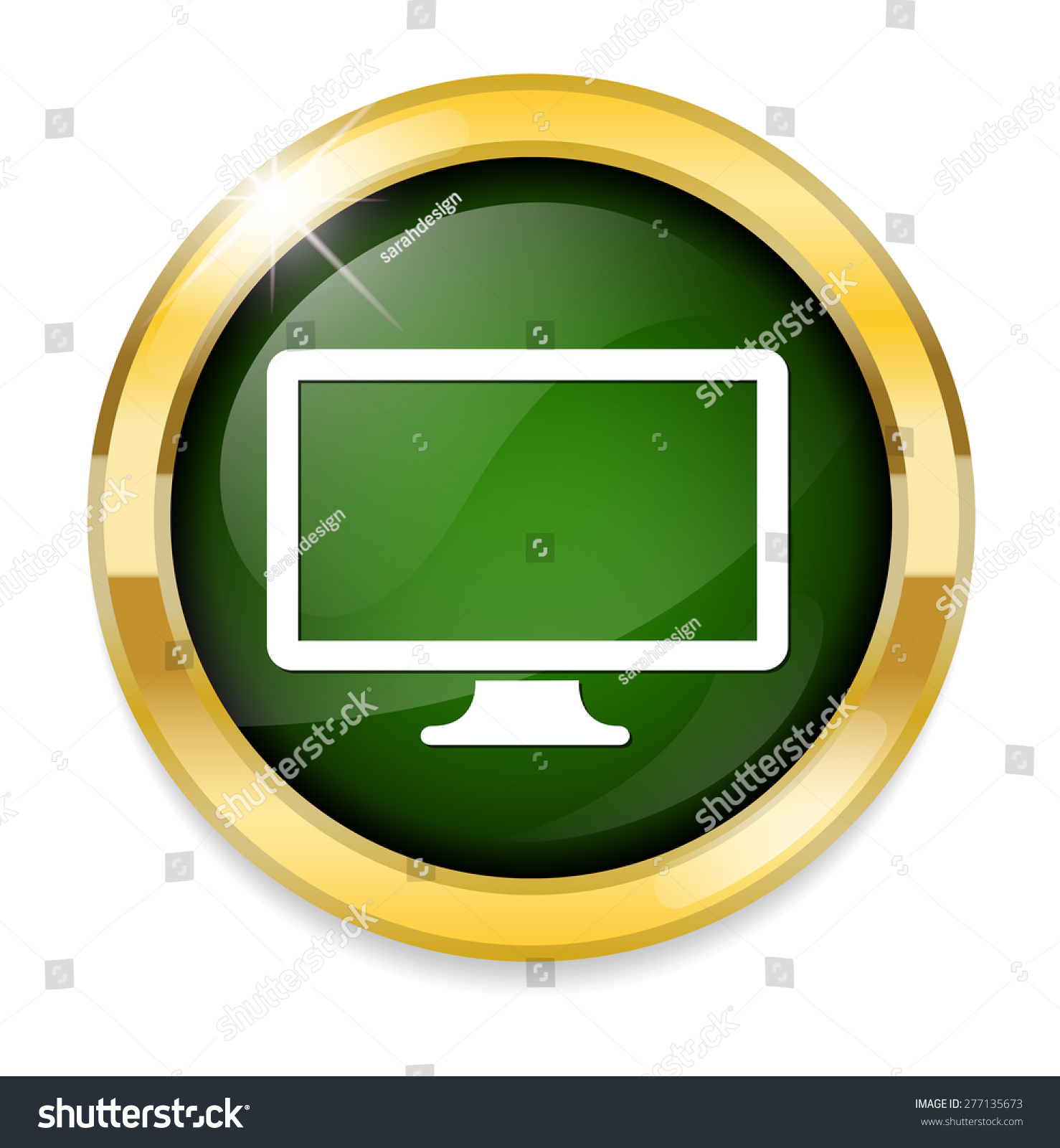 Widescreen Icon Television Symbol Stock Vector (Royalty Free) 277135673 ...