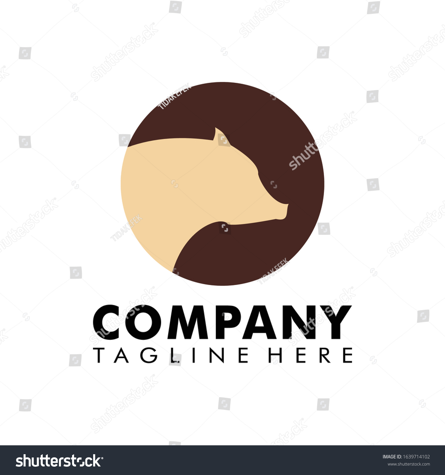 Wild Boar Logo Design Template Stock Vector (Royalty Free) 1639714102 ...