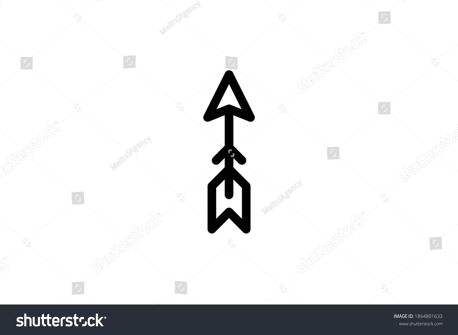 Wild West Icon Arrow Stock Vector (Royalty Free) 1864801633 | Shutterstock