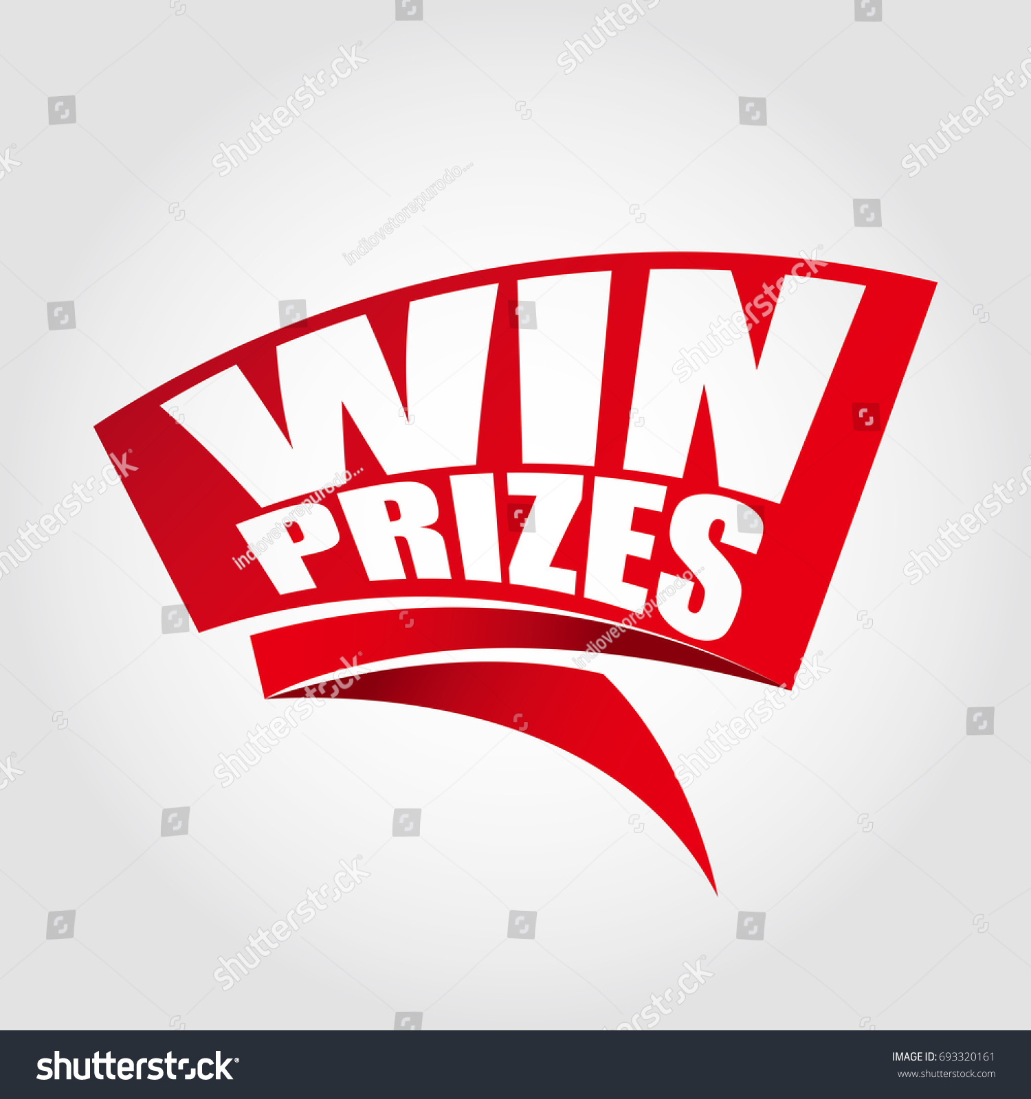 Win Prizes Labels Banners Stock Vector (Royalty Free) 693320161 ...