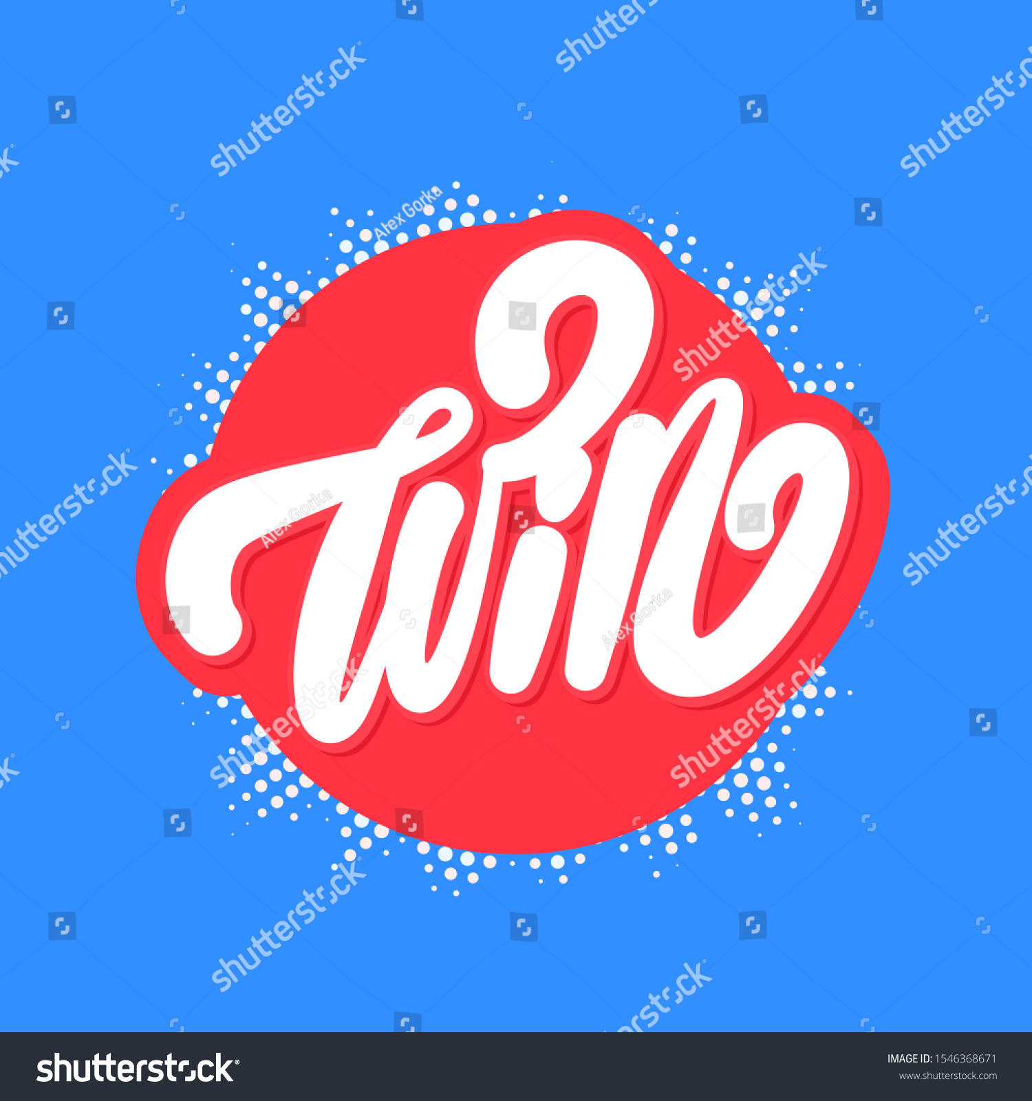 Win Vector Hand Lettering Banner Stock Vector (Royalty Free) 1546368671