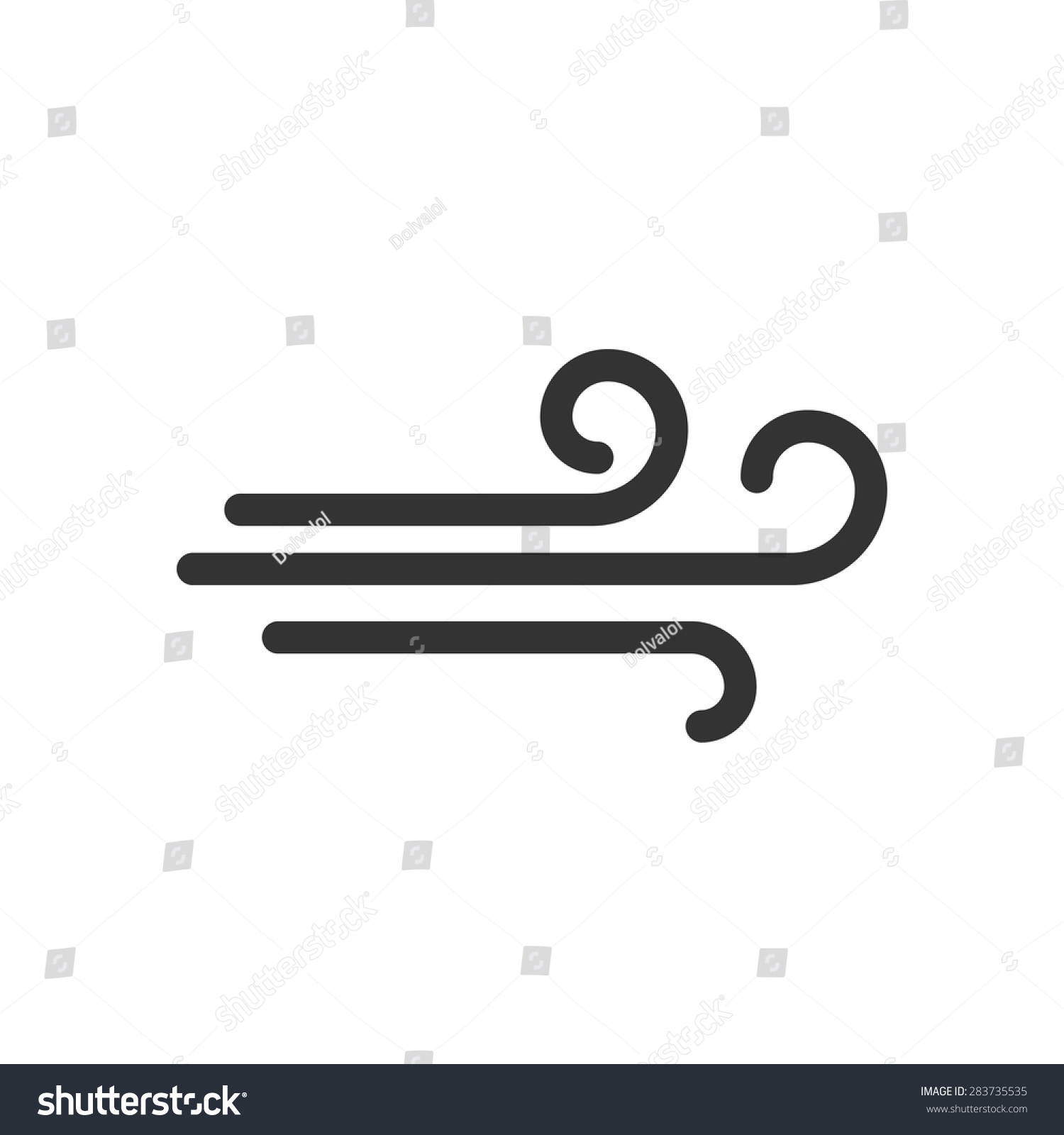 Weather windy icon : images, photos et images vectorielles de stock ...