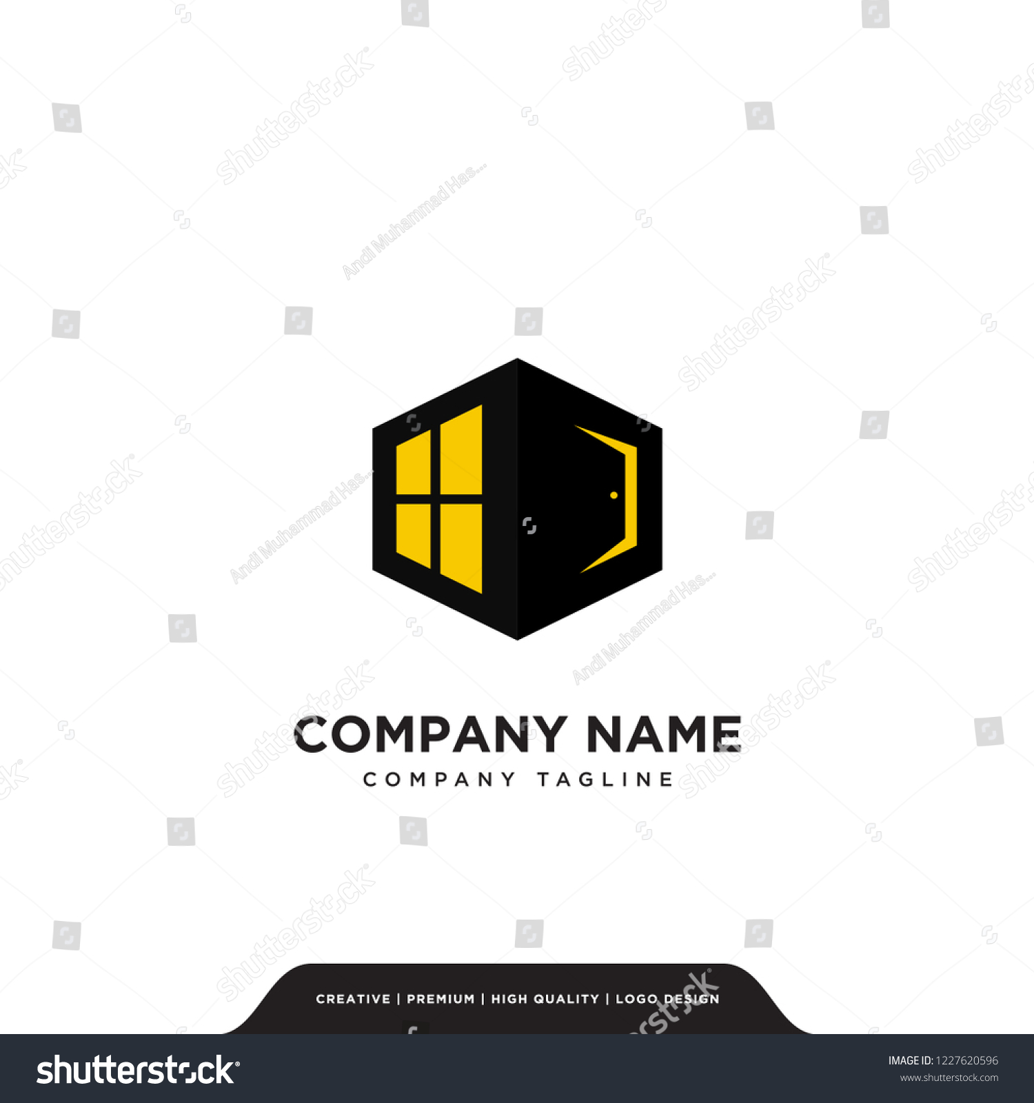 Window Door Box Logo Stock Vector (Royalty Free) 1227620596 | Shutterstock
