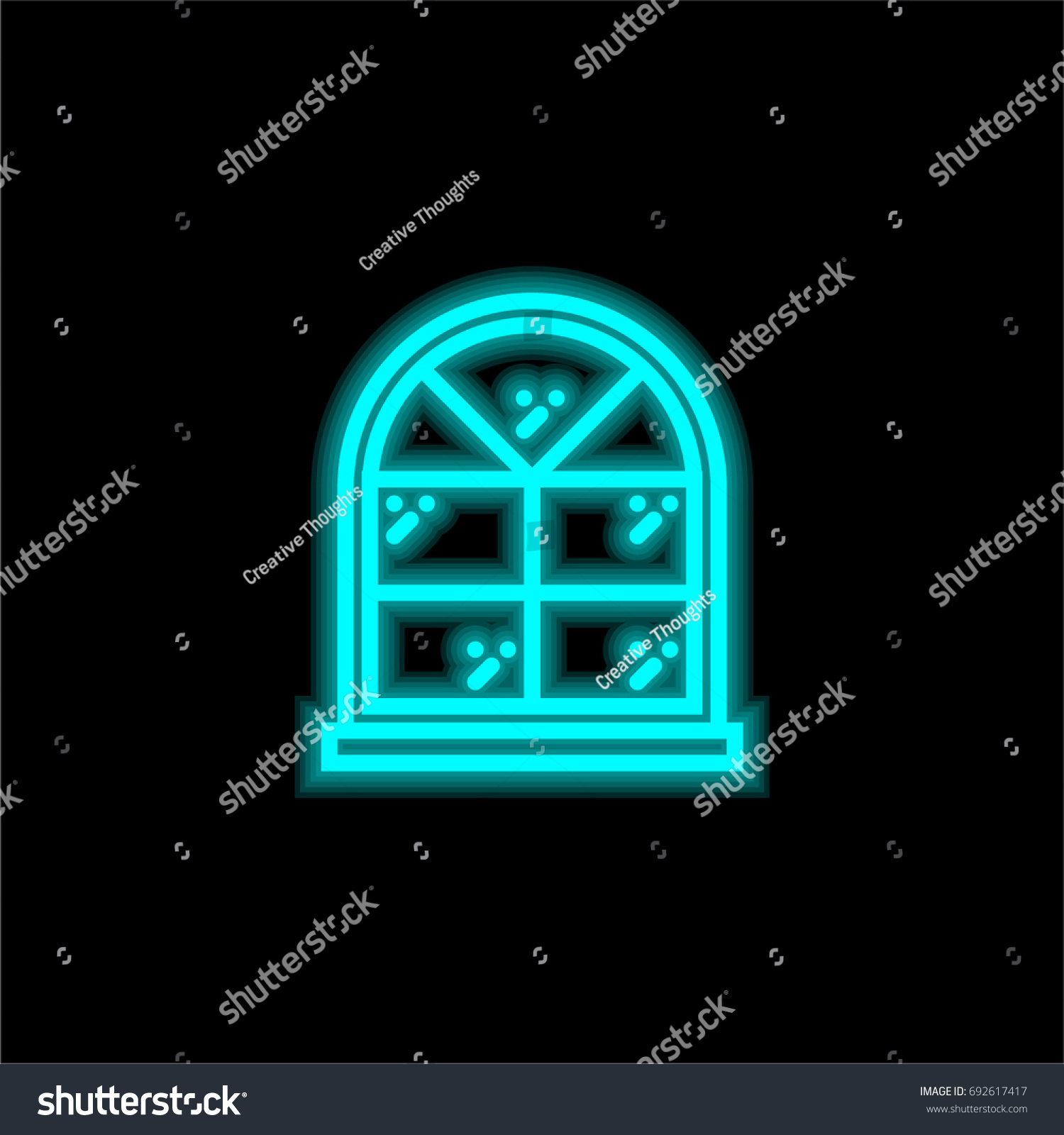 Window Blue Glowing Neon Ui Ux Stock Vector (Royalty Free) 692617417 ... Window Blue Glowing Neon Ui Ux Stock Vector (Royalty Free) 692617417 ...