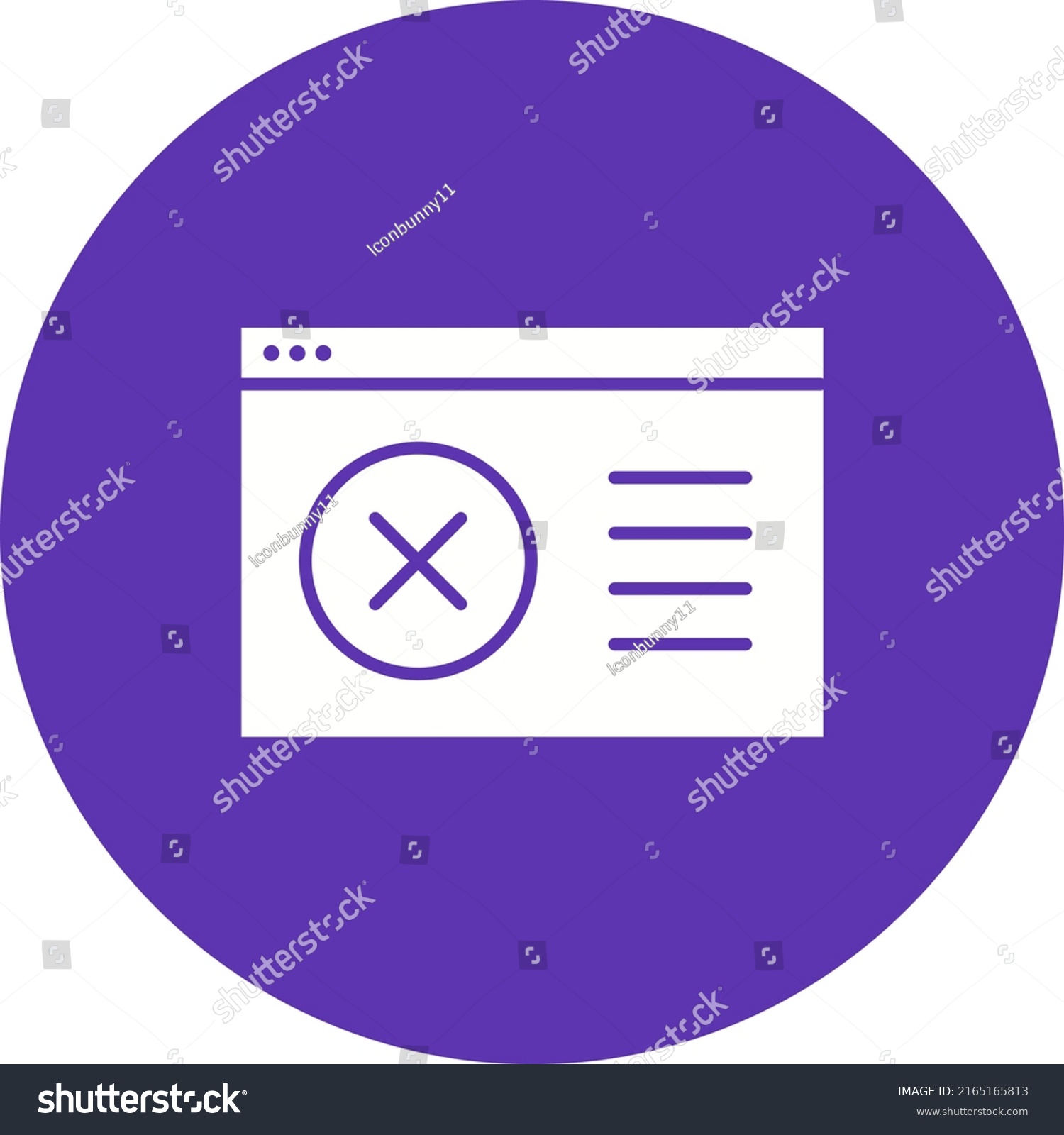 Window Error Icon Vector Image Can Stock Vector (Royalty Free ...