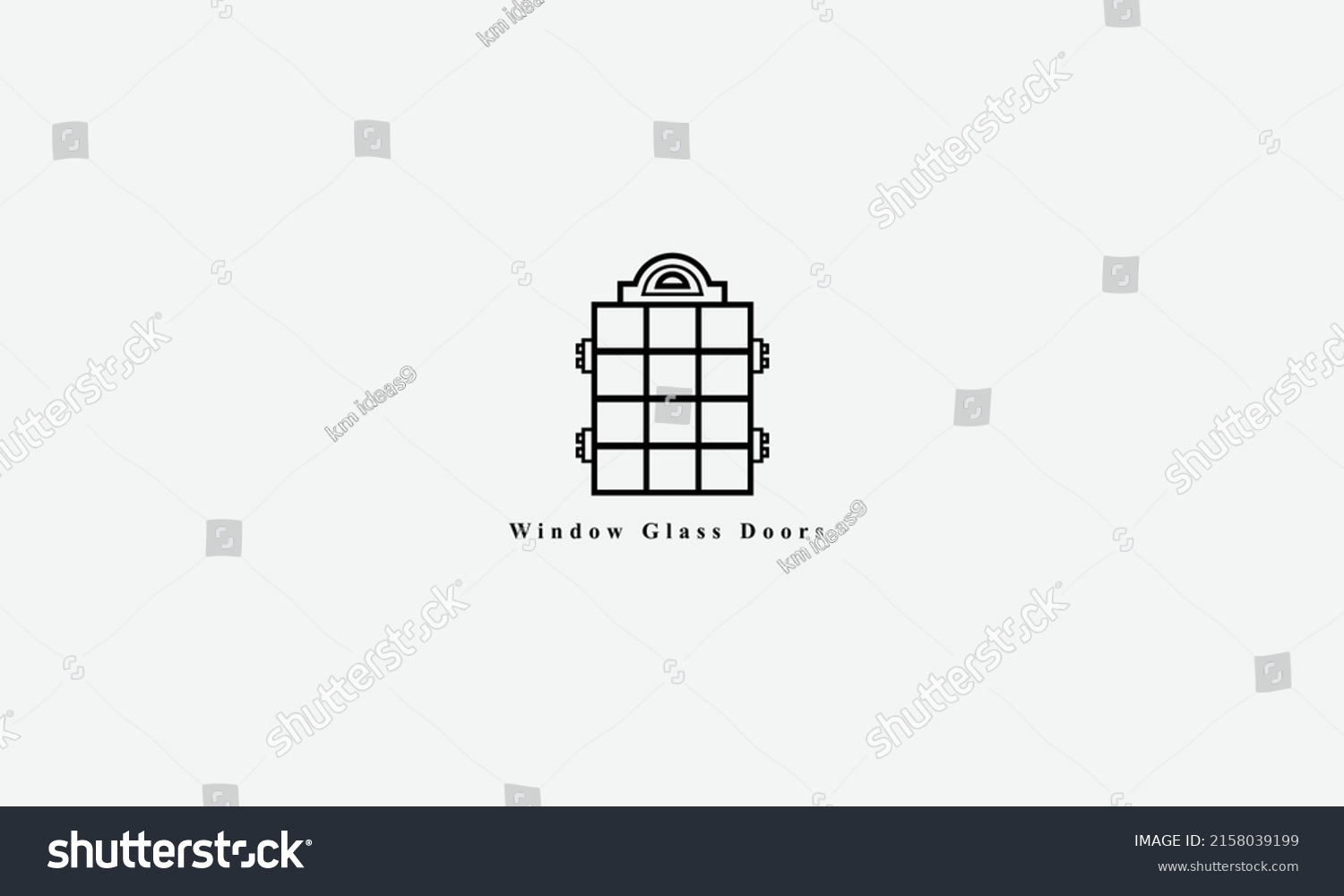 Window Glass Vector Logo Design Stock Vector (Royalty Free) 2158039199 ...