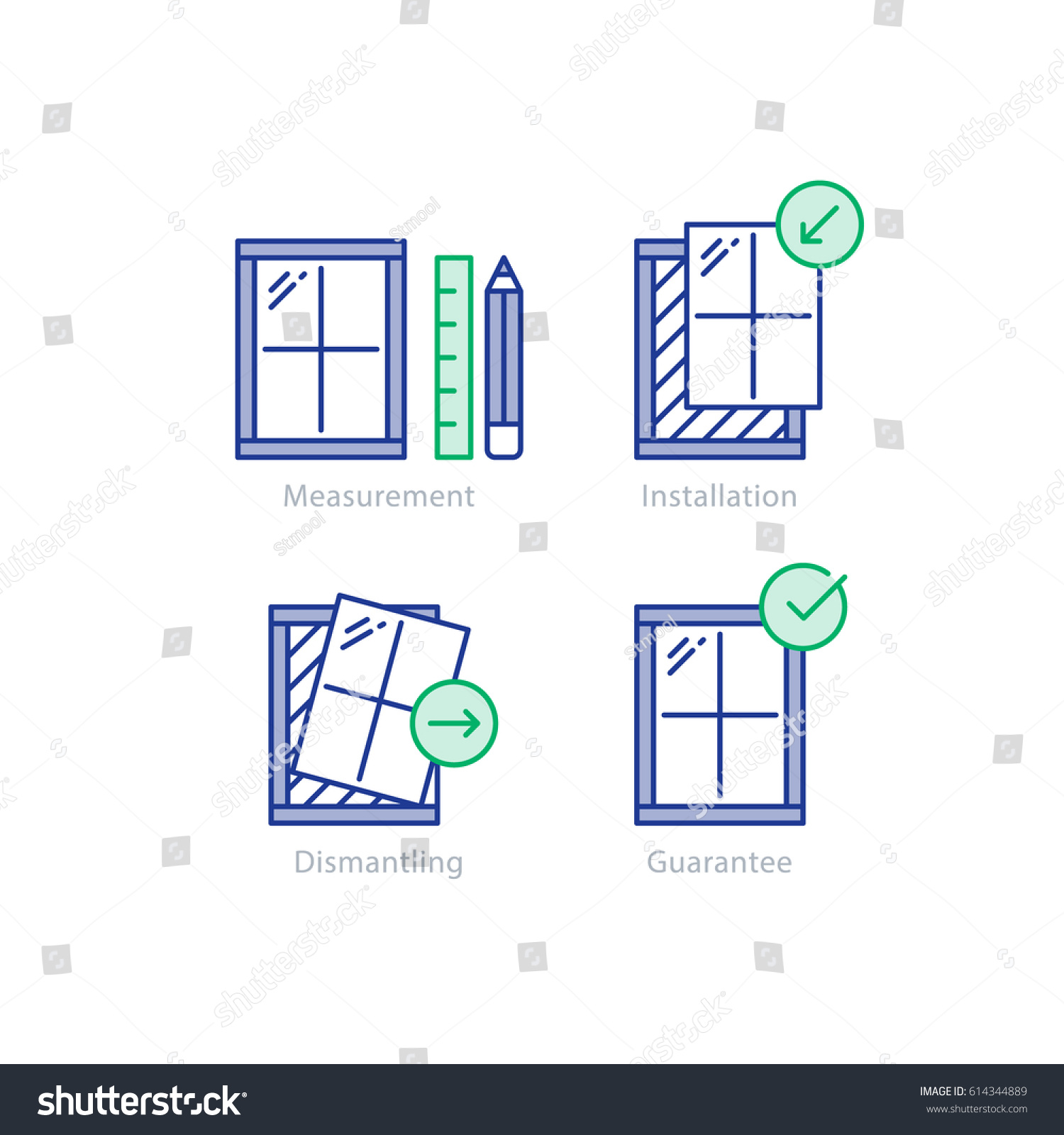 4,378 Window installation icon Images, Stock Photos & Vectors ...