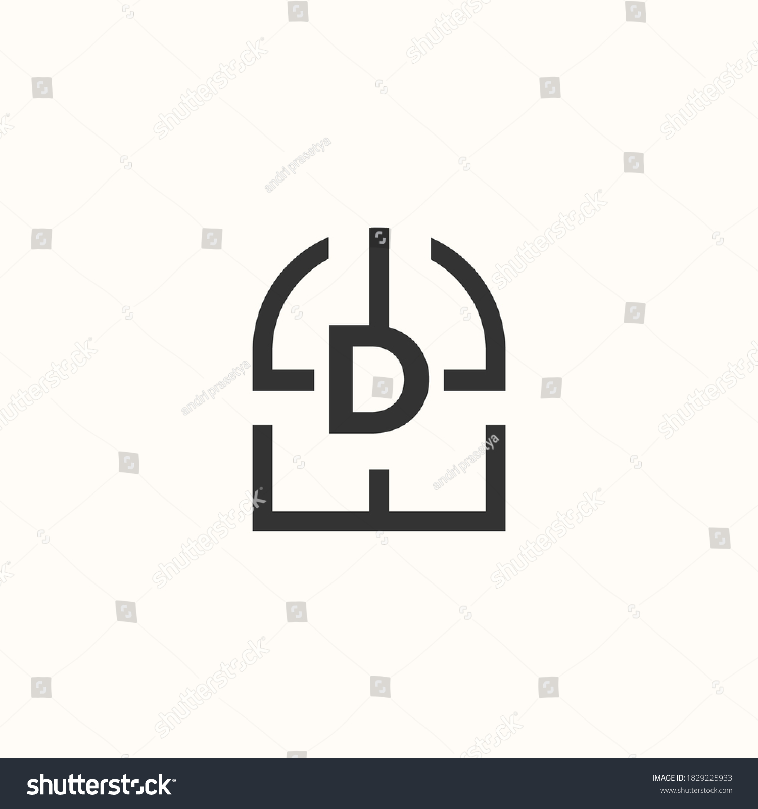 Window Letters Logo Design Vector Template Stock Vector (Royalty Free ...