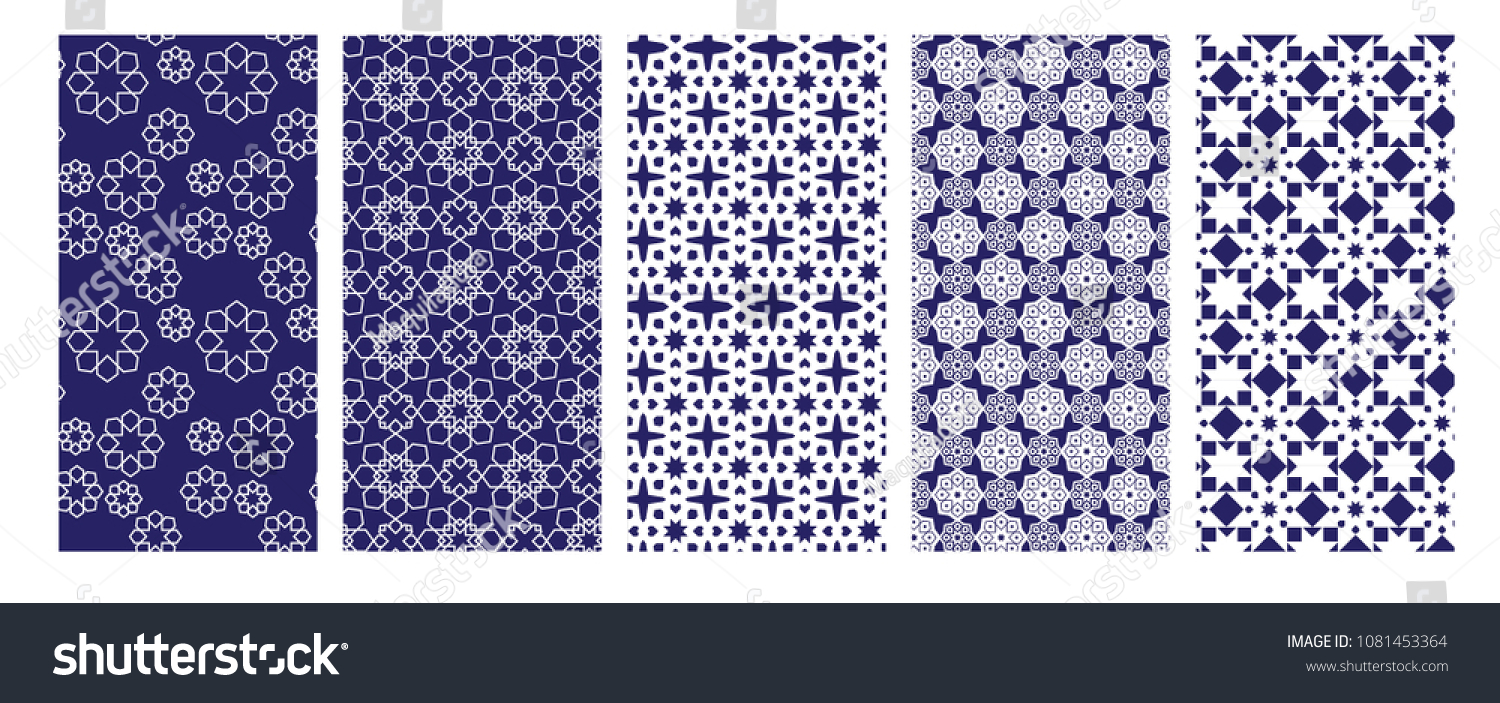 Window Patterns Cross Based Element Vector Stock Vector (Royalty Free ...