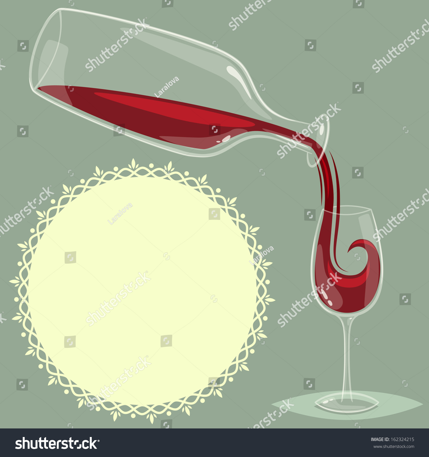 Wine Background Vector Illustration Stock Vector (Royalty Free ...