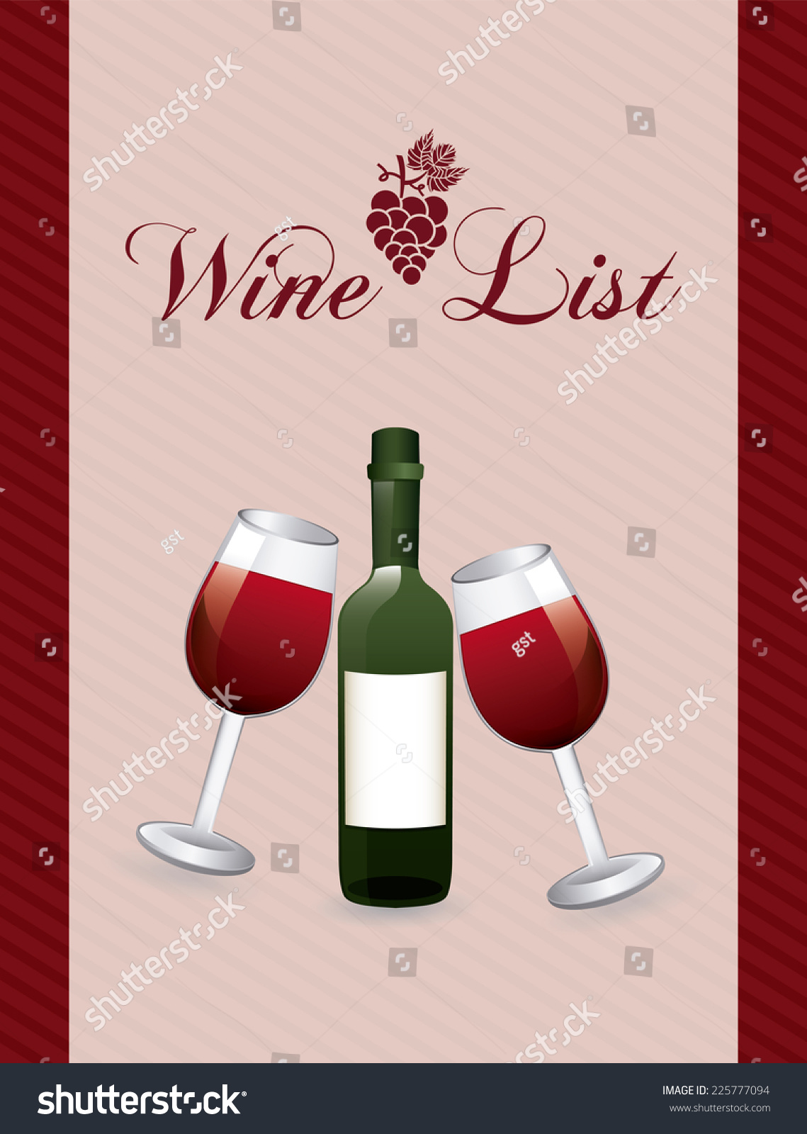 Wine Graphic Design Vector Illustration Stock Vector (Royalty Free ...