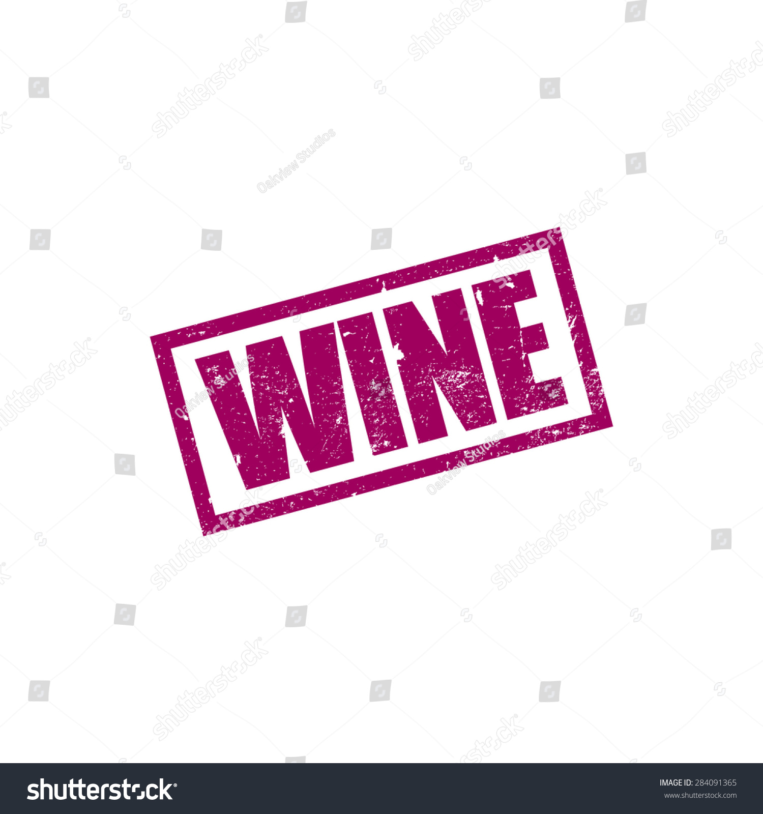 Wine Grunge Rubber Stamp Effect Vector Stock Vector (Royalty Free ...