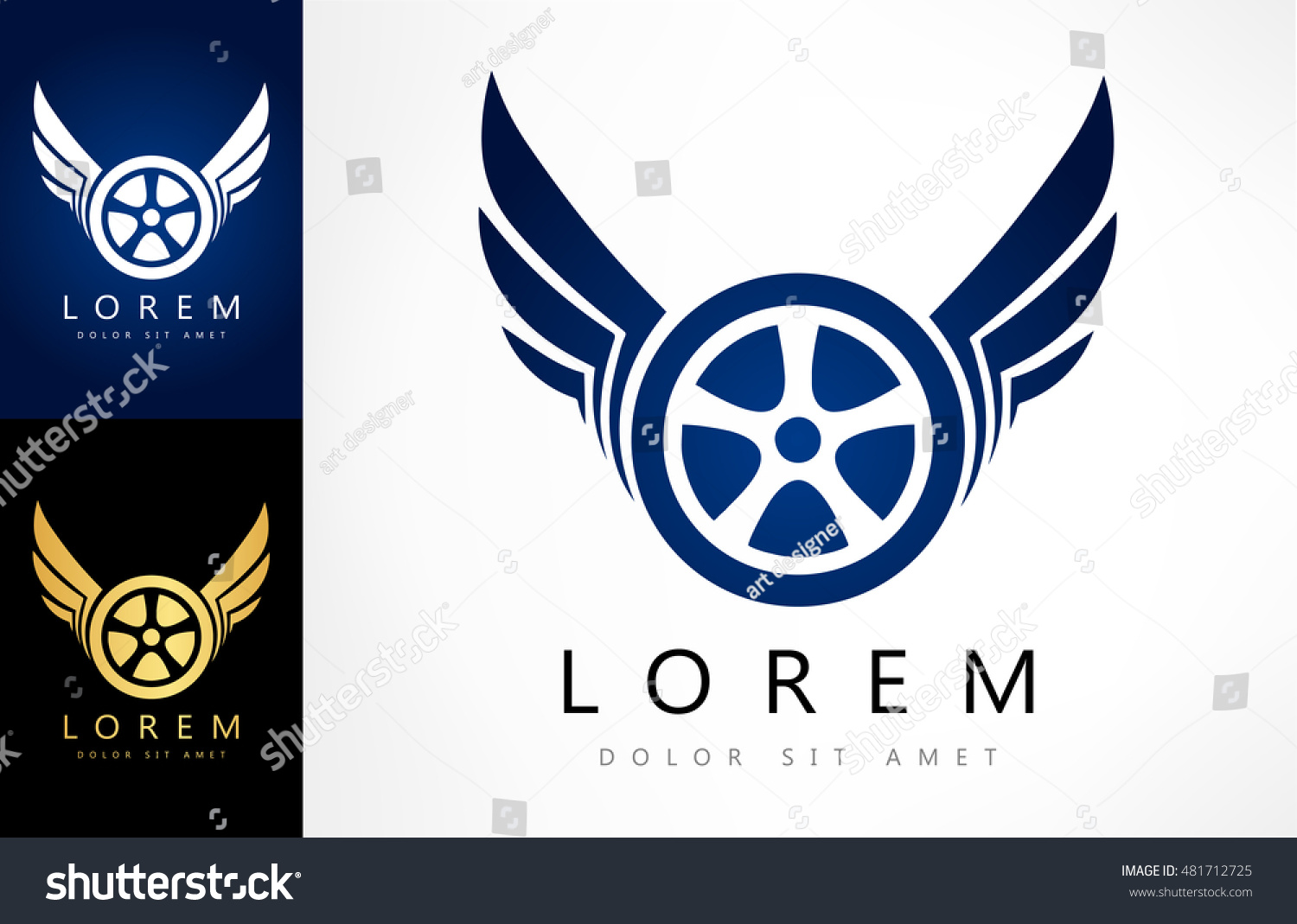 Wings Tire Vector 스톡 벡터(로열티 프리) 481712725 | Shutterstock